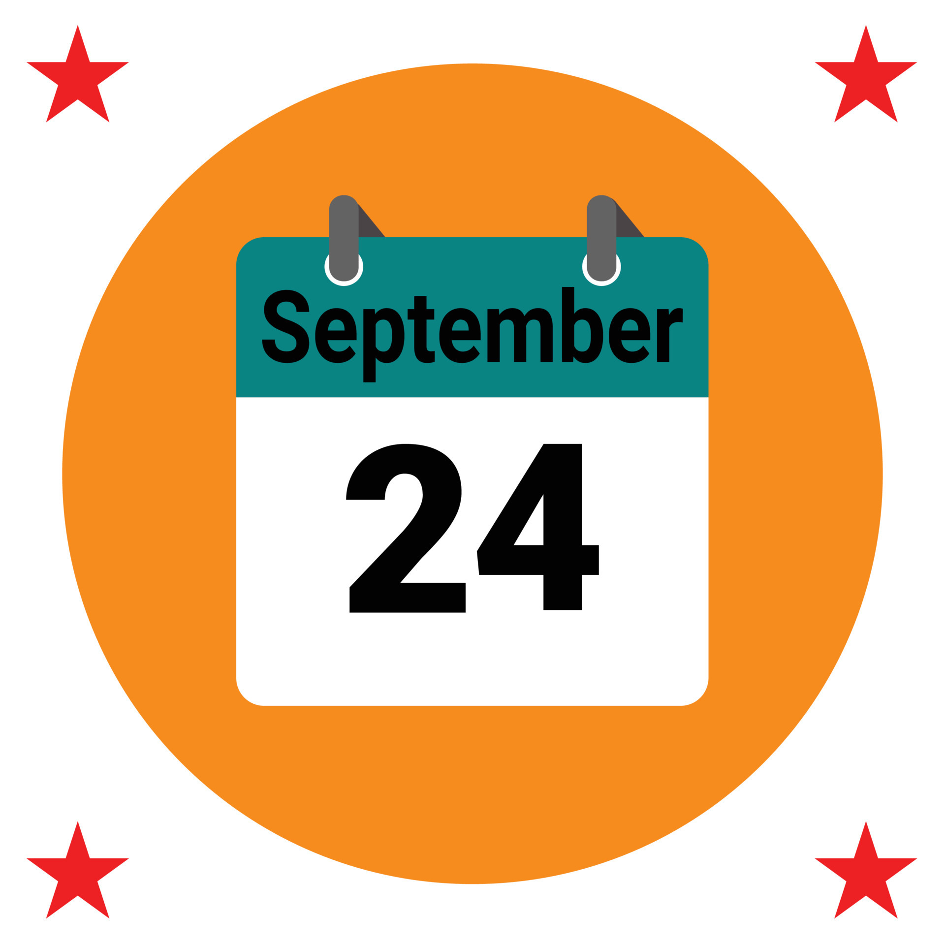 September 24 Daily Calendar Icon 24137711 Vector Art at Vecteezy September 24 Daily Calendar Icon 24137711 Vector Art at Vecteezy