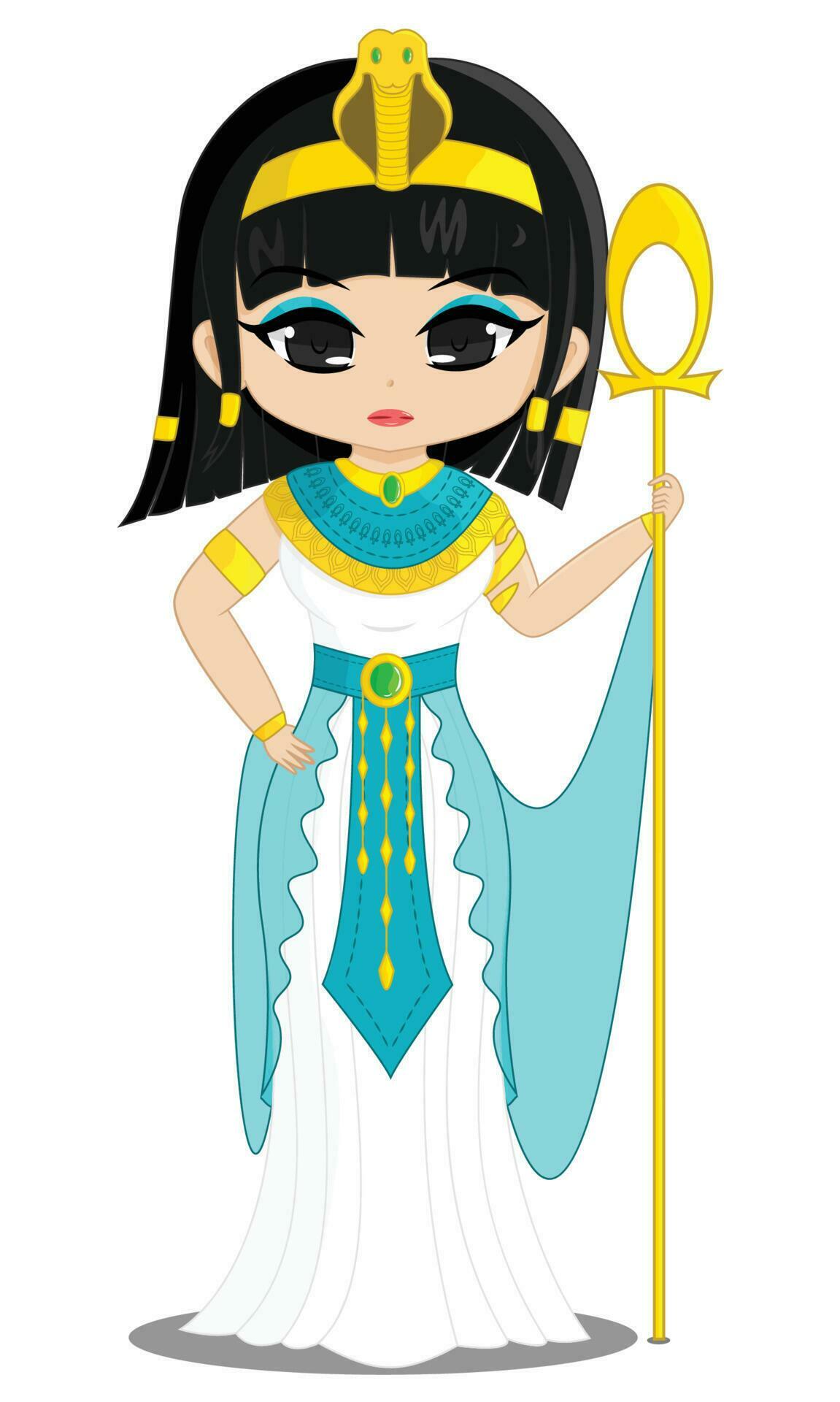 Regal Portrayal of Cleopatra, the Iconic Egyptian Queen - Vector ...