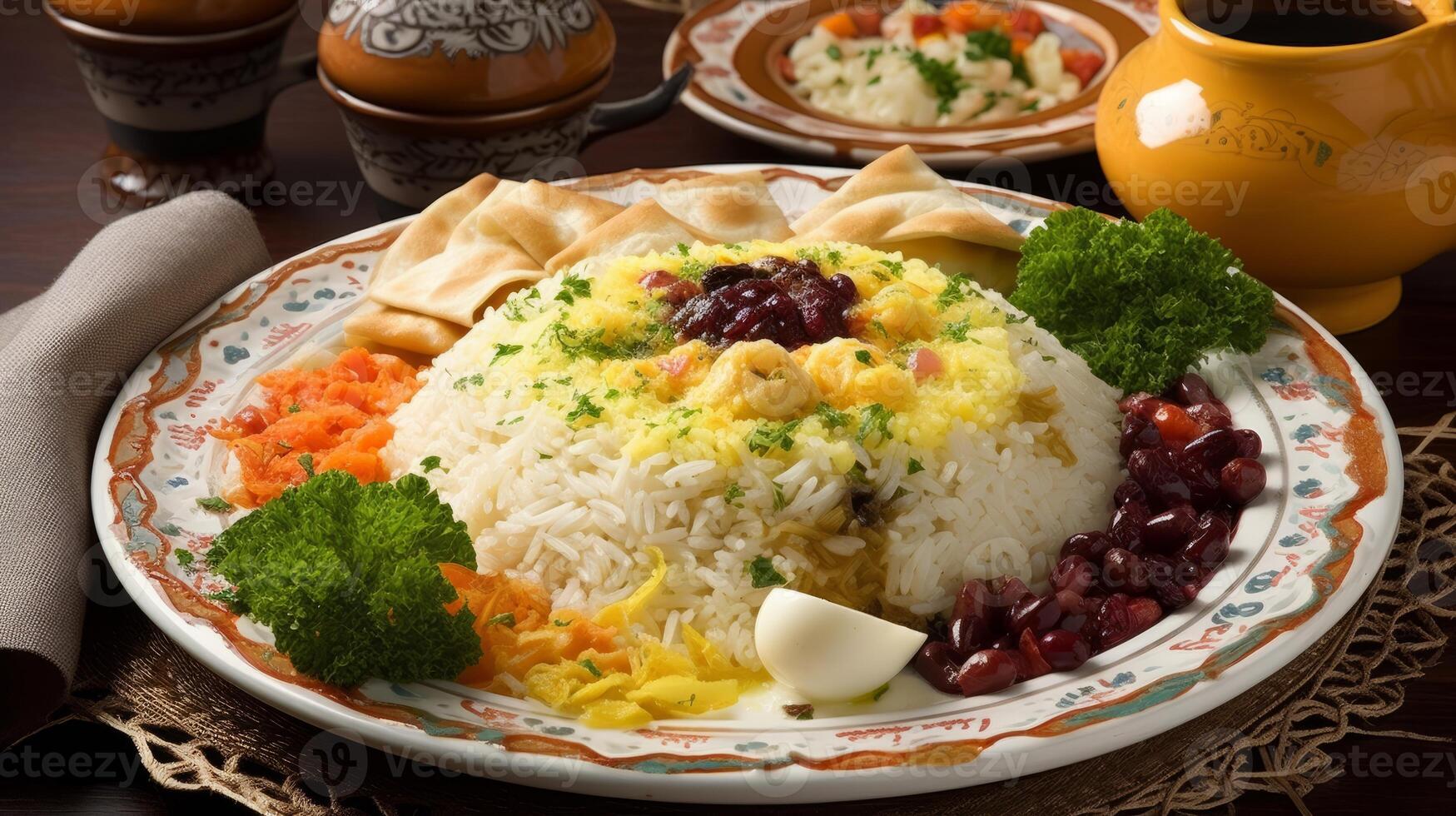 Arab dish aesthetic 24139282 Stock Photo at Vecteezy
