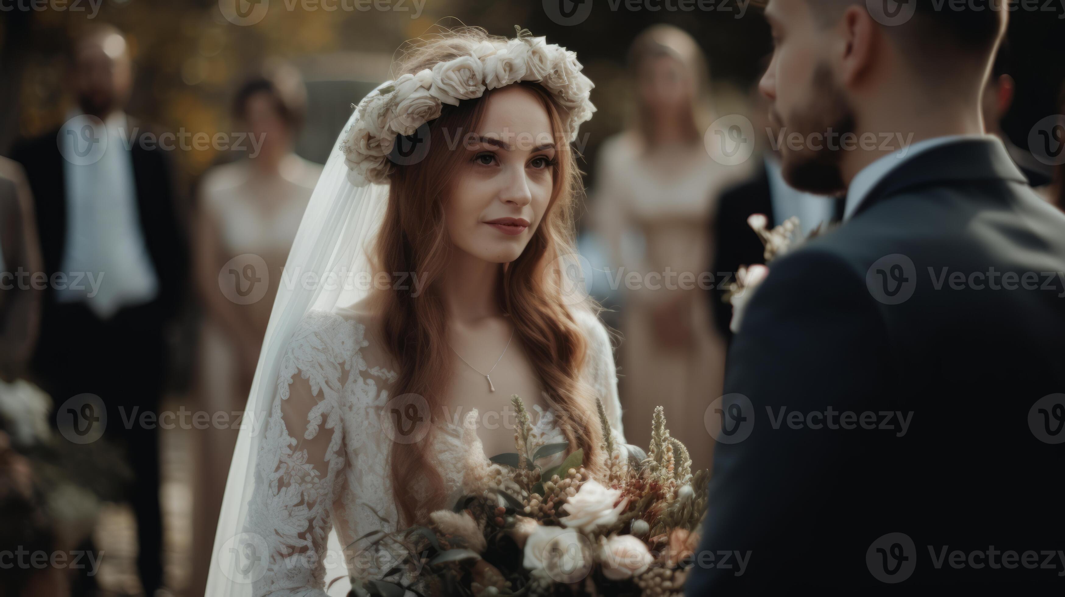 wedding ceremony with newlywed couple 24139754 Stock Photo at Vecteezy