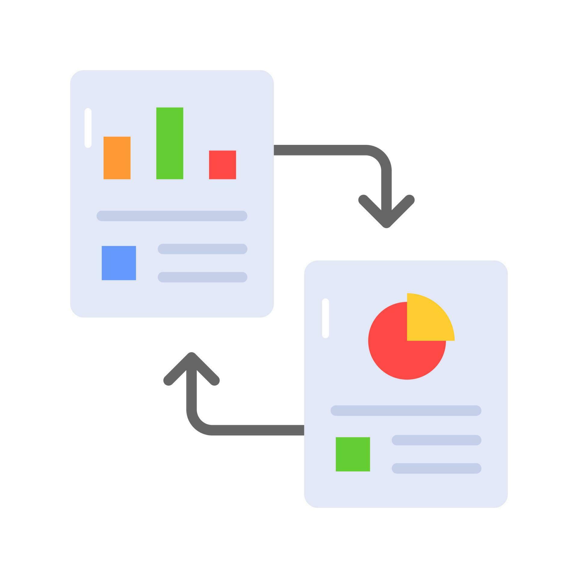 Data reports vector design in modern style, premium icon of data report ...