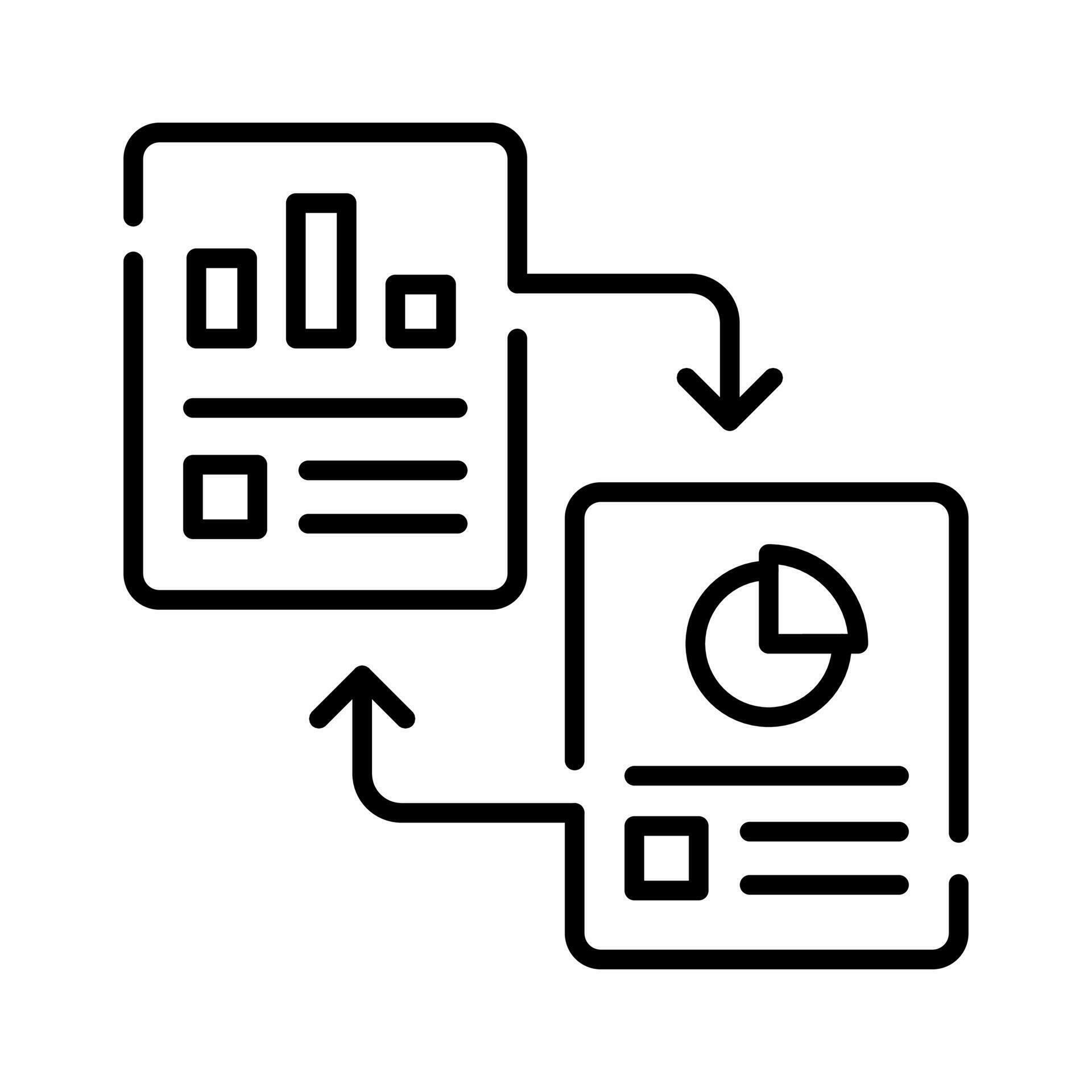 Data reports vector design in modern style, premium icon of data report ...