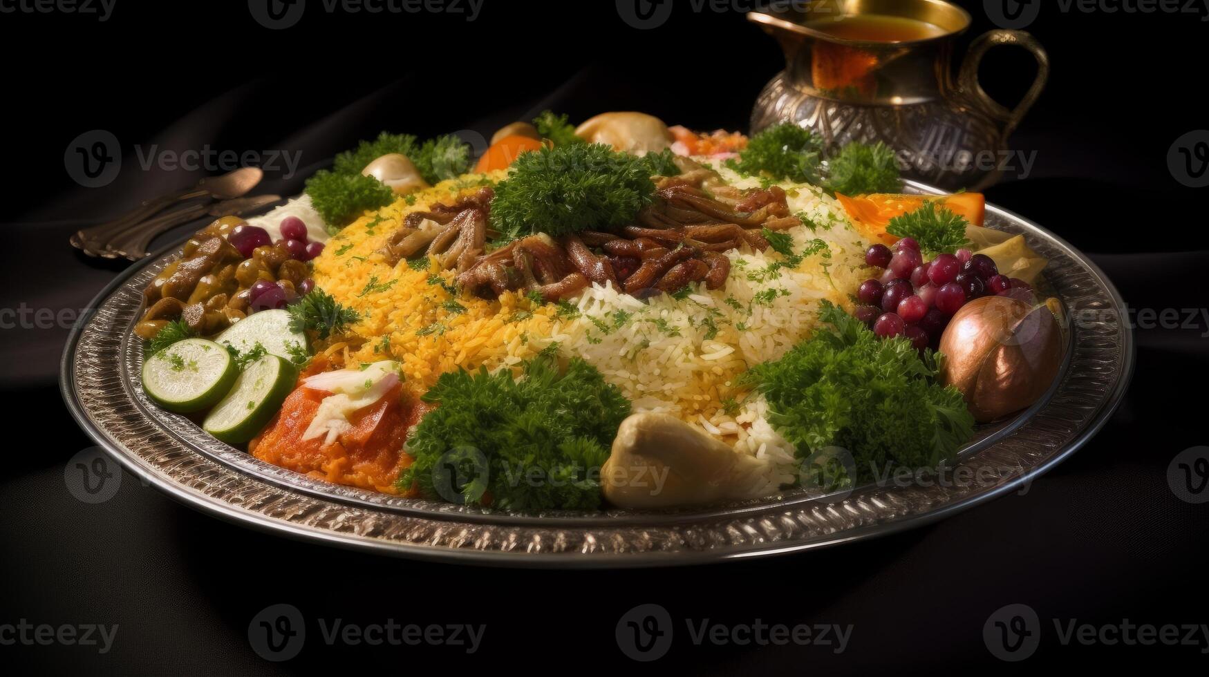 Arab dish aesthetic 24143469 Stock Photo at Vecteezy