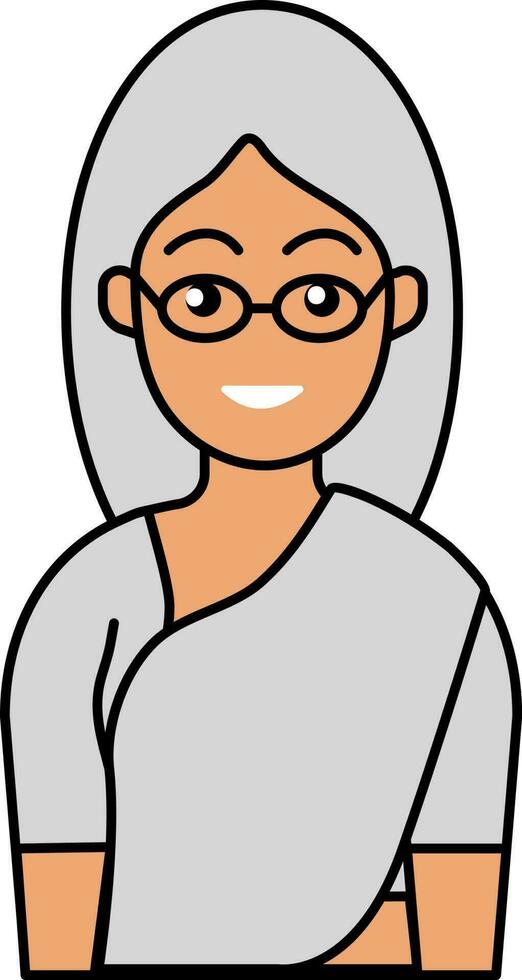 Indian Grandmother Sketch