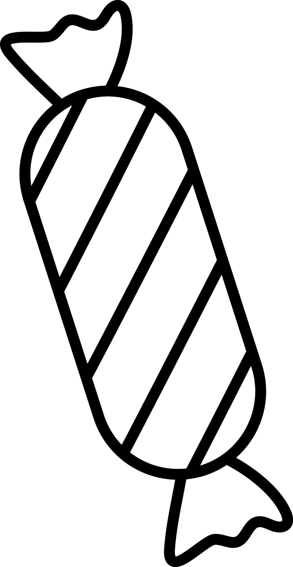 toffy o envolver caramelo icono en línea Arte. 24145898 Vector en Vecteezy