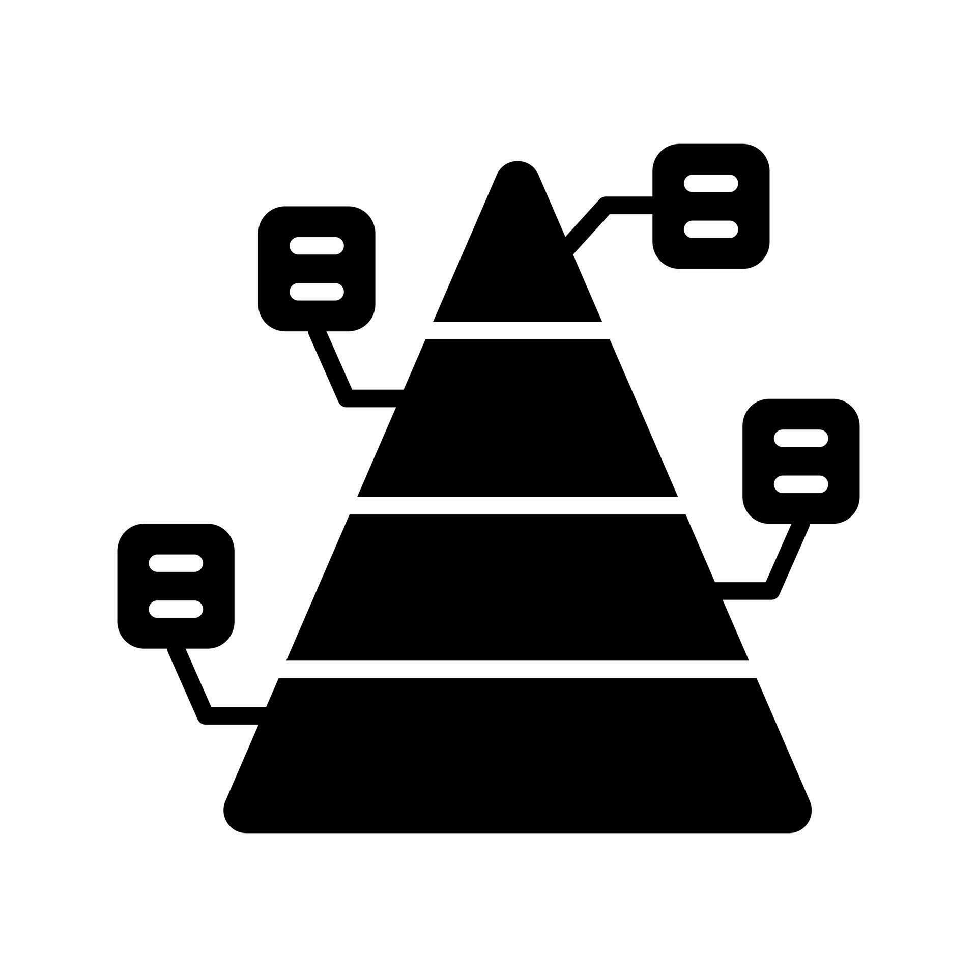 Triangle shape graph, vector design of pyramid of infographics, pyramid ... Triangle shape graph, vector design of pyramid of infographics, pyramid ...