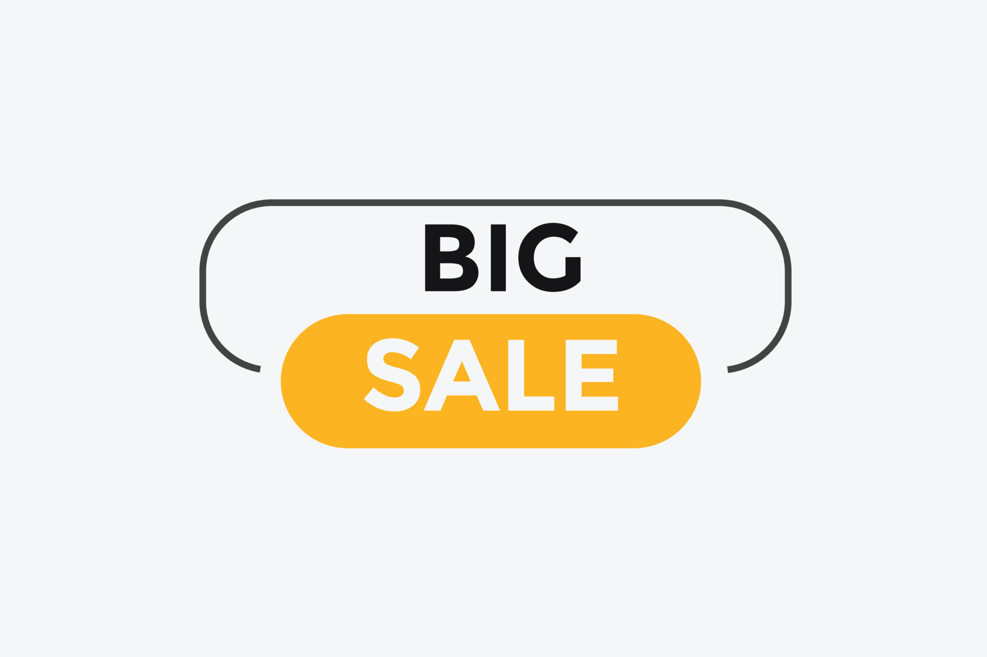 Big Sale Button Web Banner Templates Vector Illustration 24151000