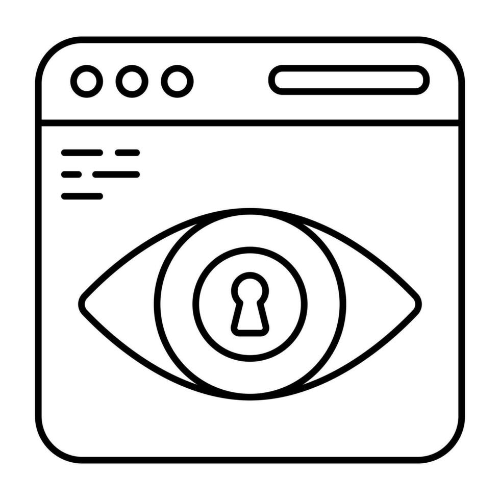 An Icon Design Of Security Monitoring 24152143 Vector Art At Vecteezy