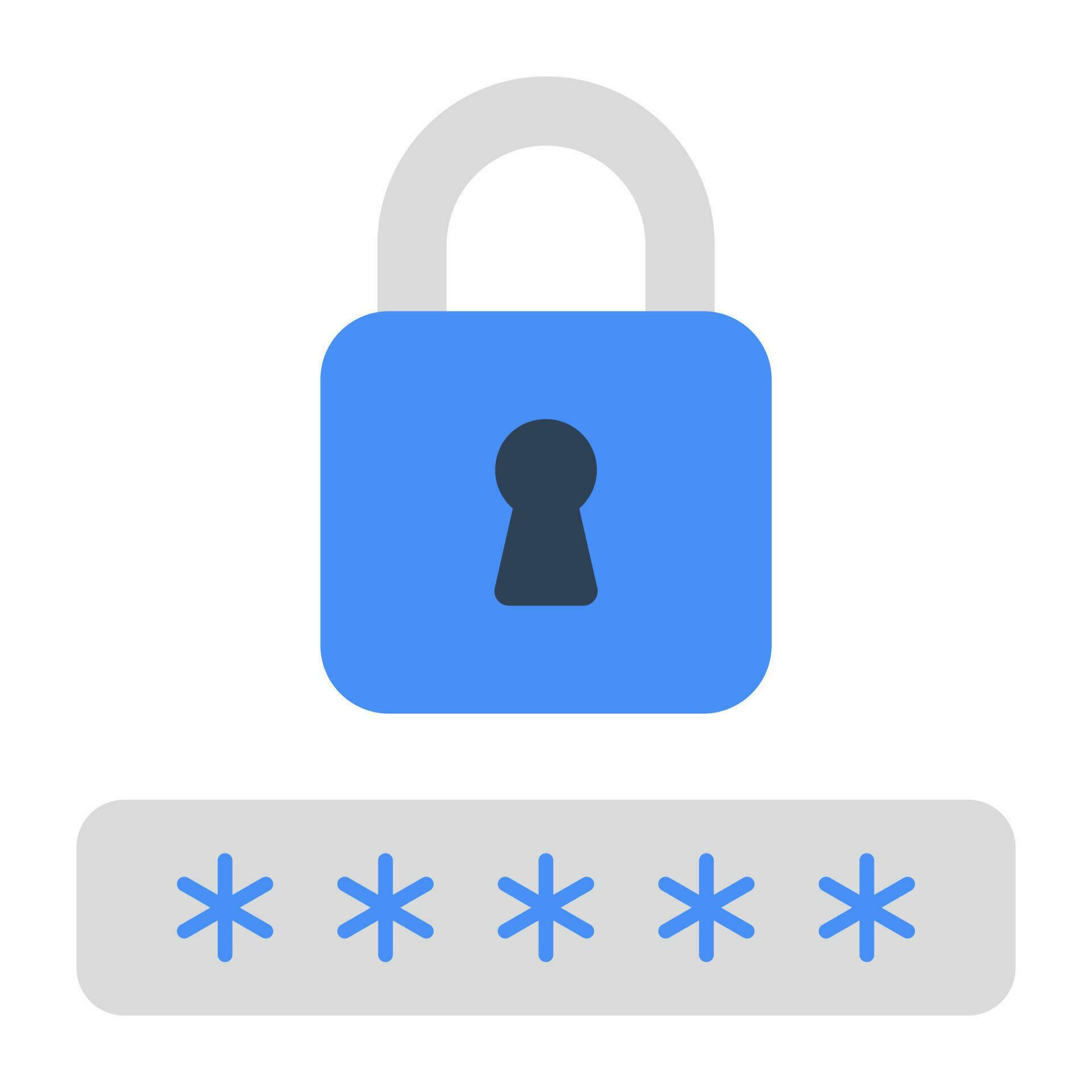 Modern Design Icon Of Password Lock 24152214 Vector Art At Vecteezy