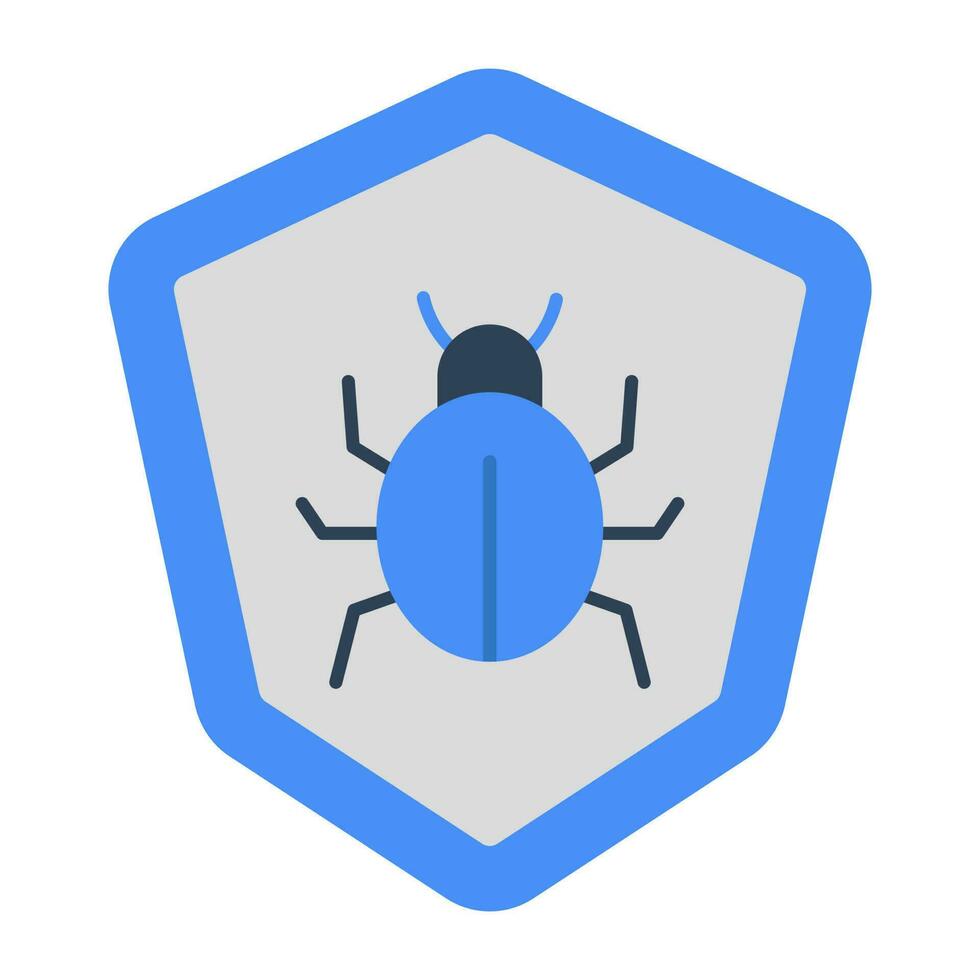 An editable design icon of bug security 24152433 Vector Art at Vecteezy