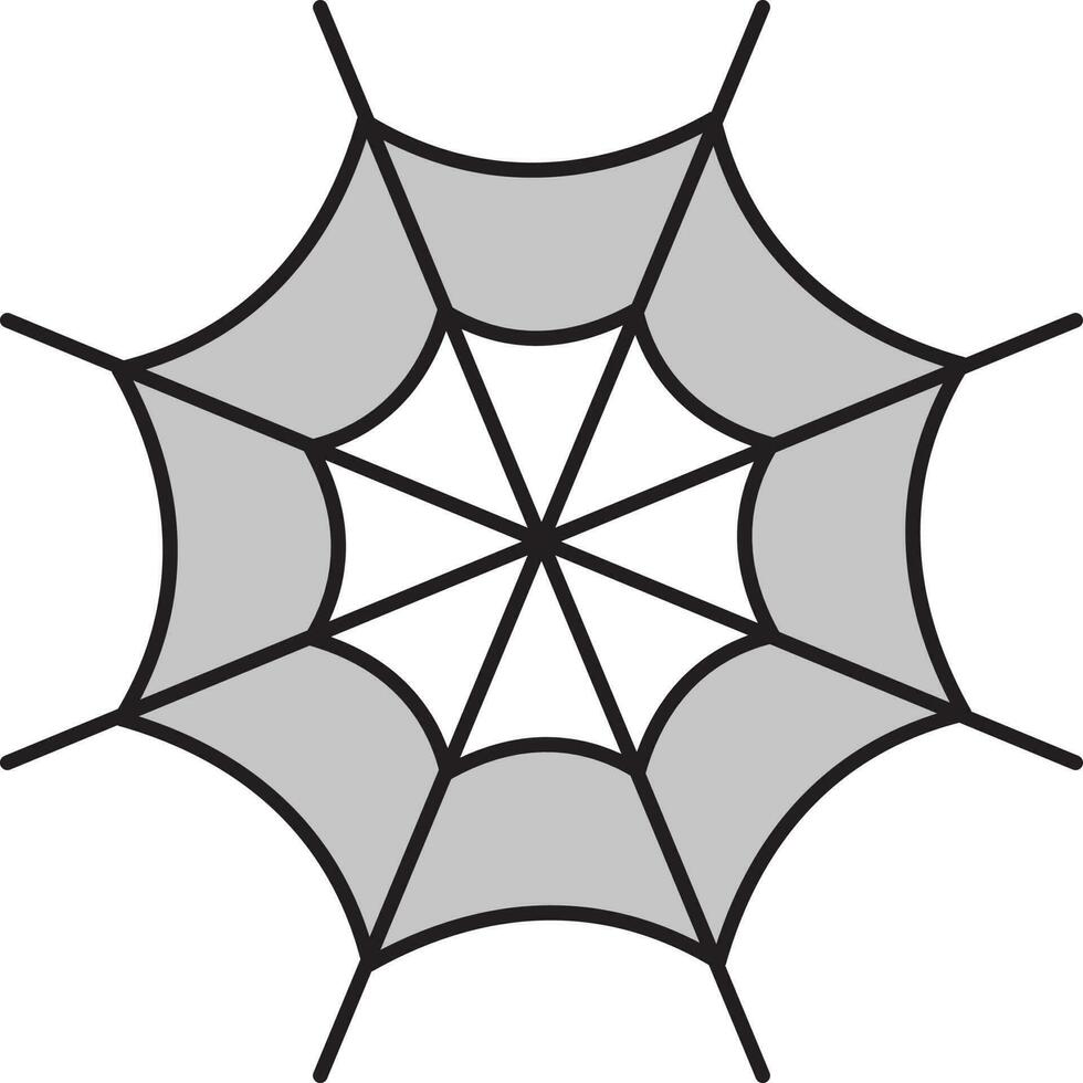 Flat Style Cobweb Icon In Gray Color. 24154108 Vector Art at Vecteezy Flat Style Cobweb Icon In Gray Color. 24154108 Vector Art at Vecteezy