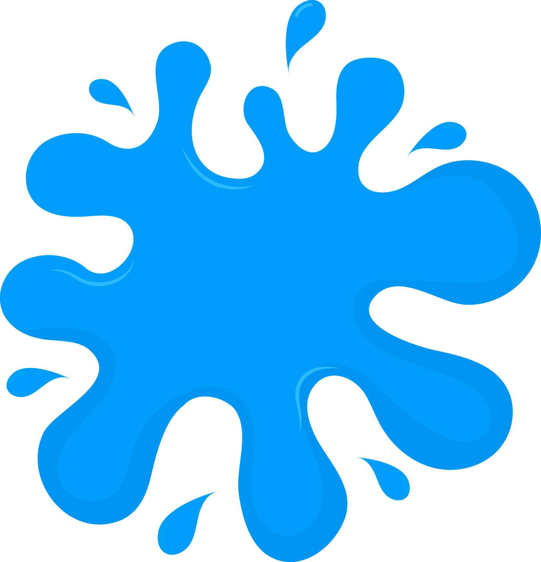 Blue Color Splash Icon Or Symbol. 24154476 Vector Art at Vecteezy