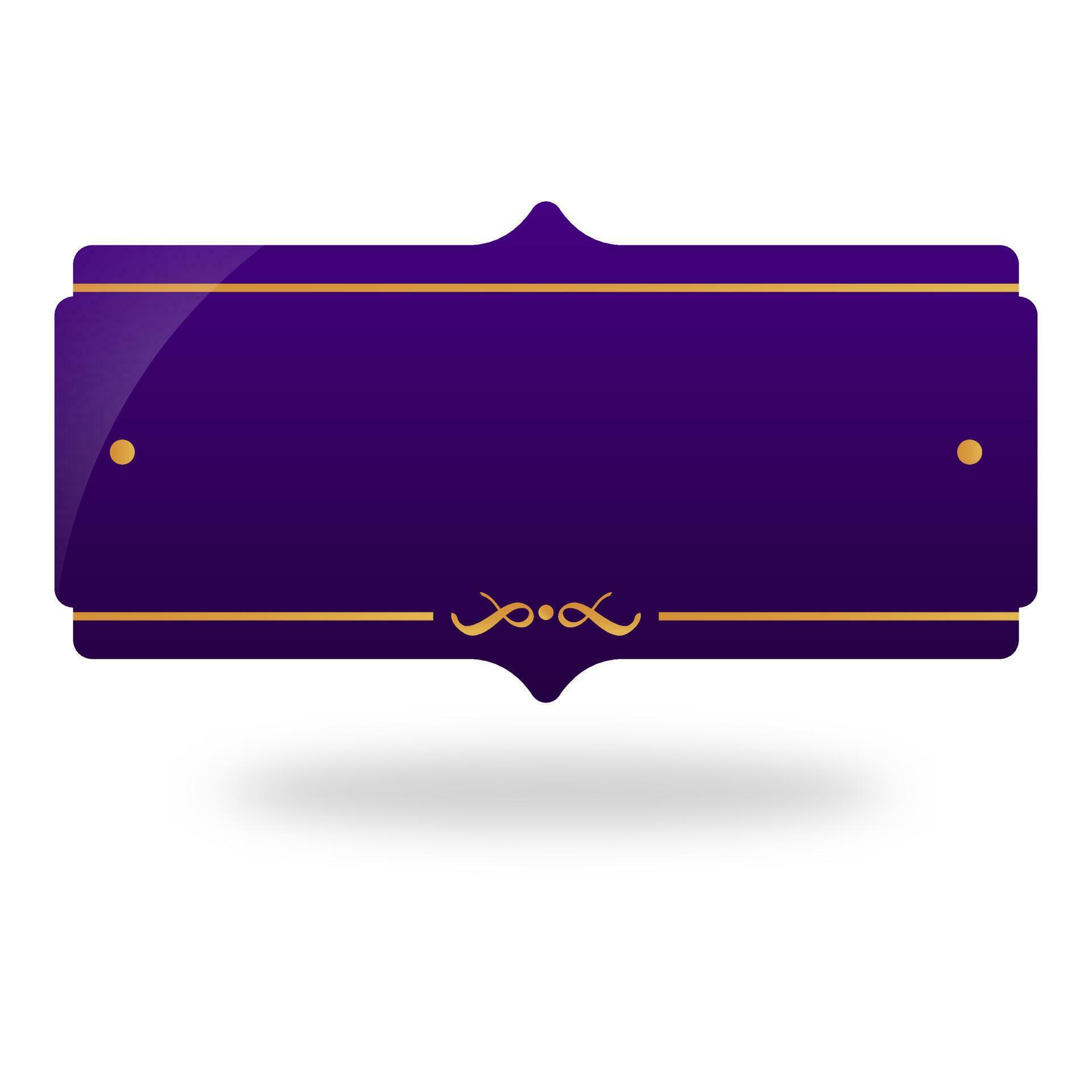 Purple Empty Rectangle Frame On White Background. 24155102 Vector Art at Vecteezy