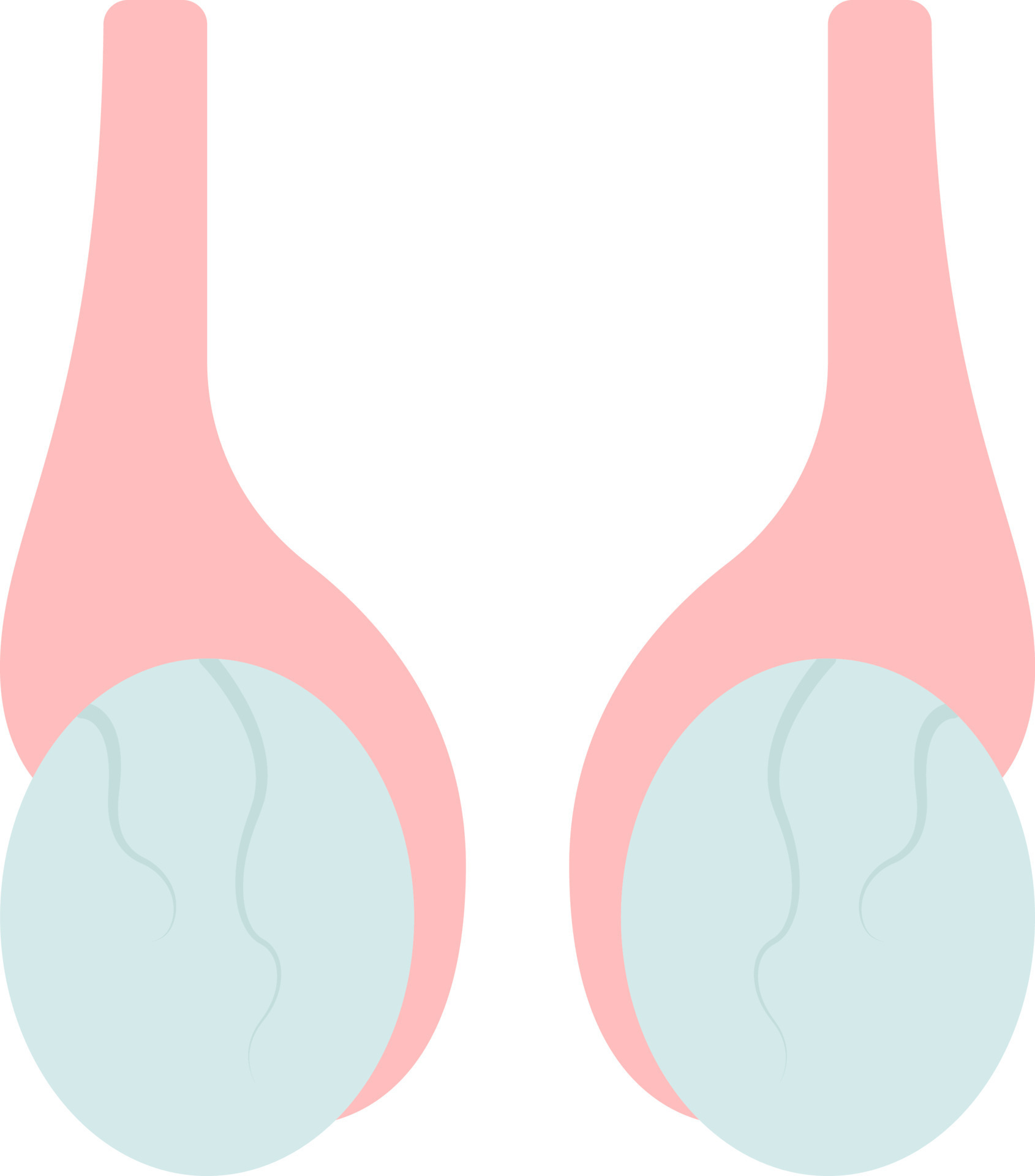 Flat Scrotum Anatomy Icon In Grey And Pink Color 24157034 Vector Art At Vecteezy