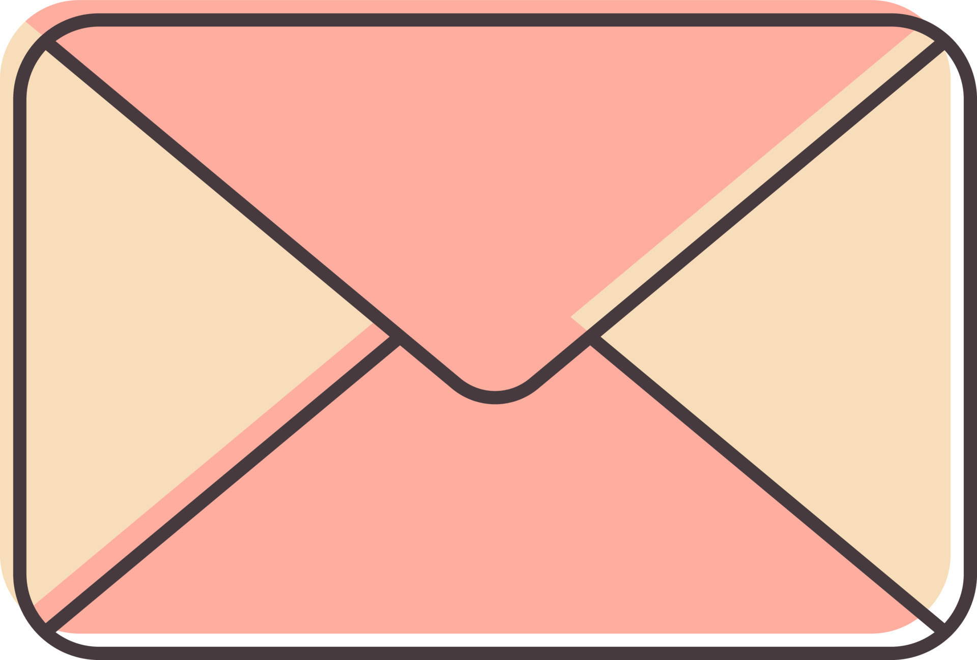 Envelope Icon In Pink Color. 24157131 Vector Art at Vecteezy