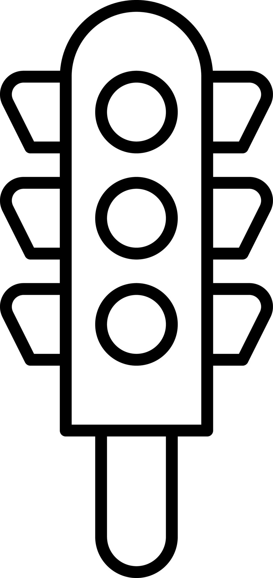 Traffic Light Icon In Black Line Art. 24157223 Vector Art at Vecteezy Traffic Light Icon In Black Line Art. 24157223 Vector Art at Vecteezy