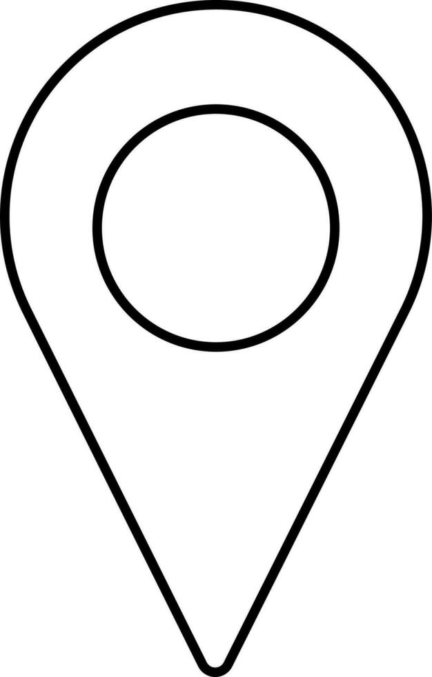 Black Thin Line Art Of Location Icon Or Symbol. 24157344 Vector Art at ... Black Thin Line Art Of Location Icon Or Symbol. 24157344 Vector Art at ...