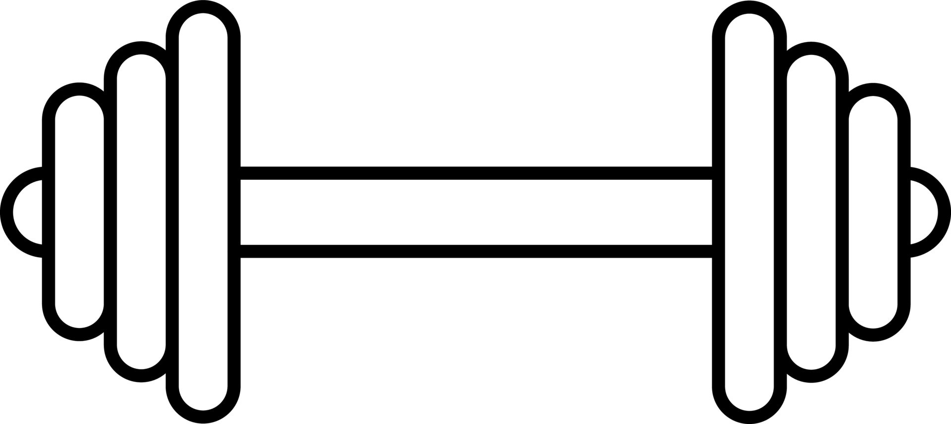 Isolated Barbell Thin Line Art Icon. 24158407 Vector Art at Vecteezy Isolated Barbell Thin Line Art Icon. 24158407 Vector Art at Vecteezy