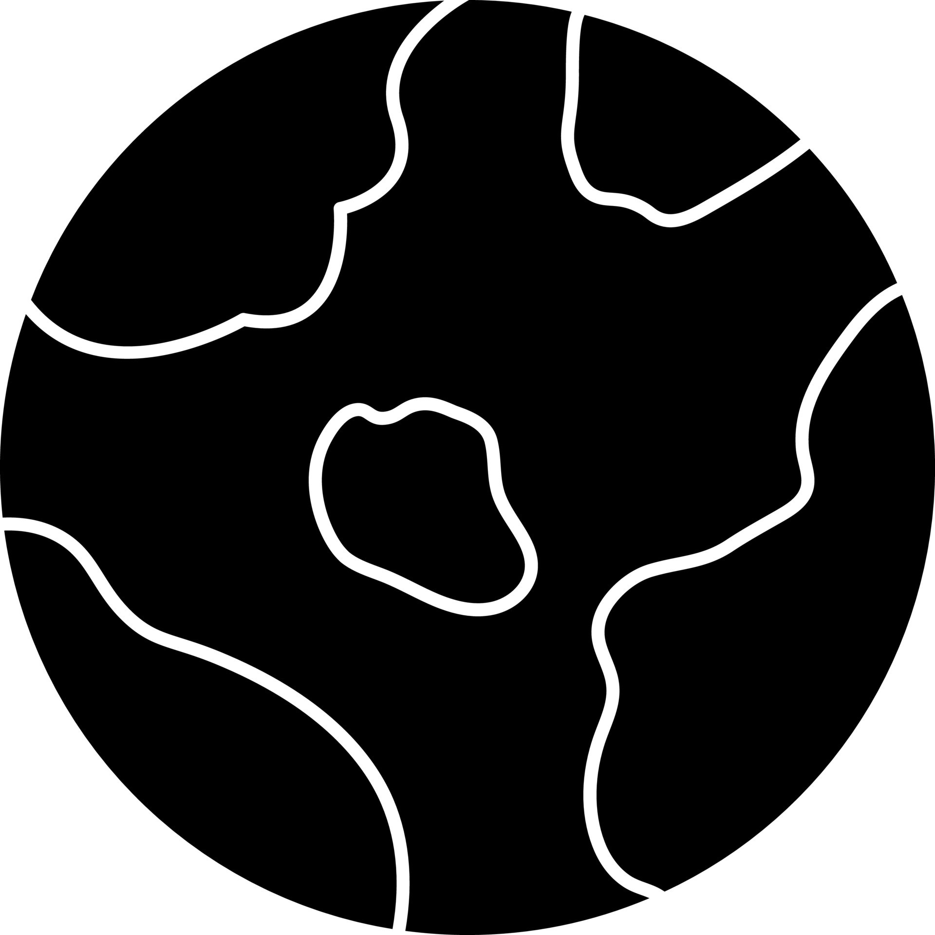 Earth Globe Flat Icon. 24161144 Vector Art at Vecteezy