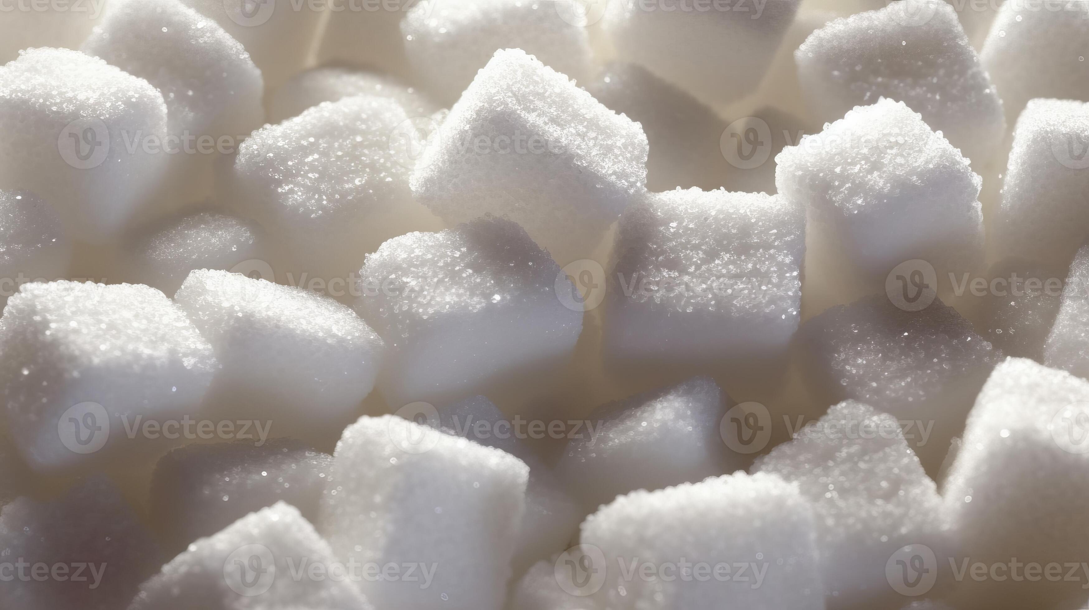 A stack of white sugar cubes texture detail 24161494 Stock Photo at ...