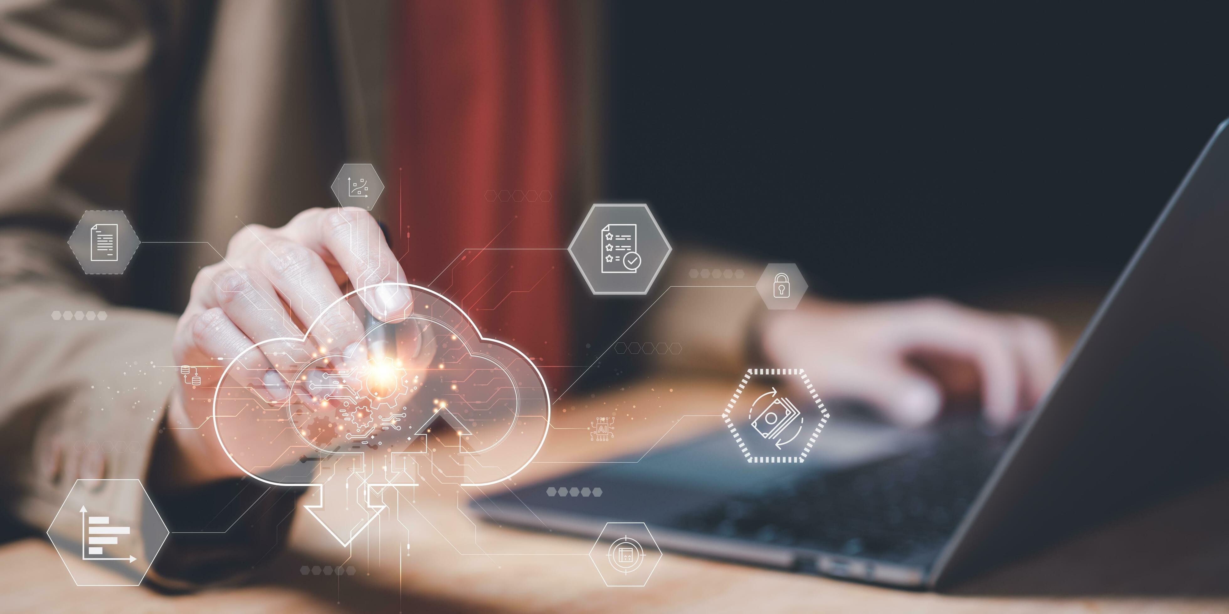 Cloud Computing Backup Technology Conceptpersonal Storage Management