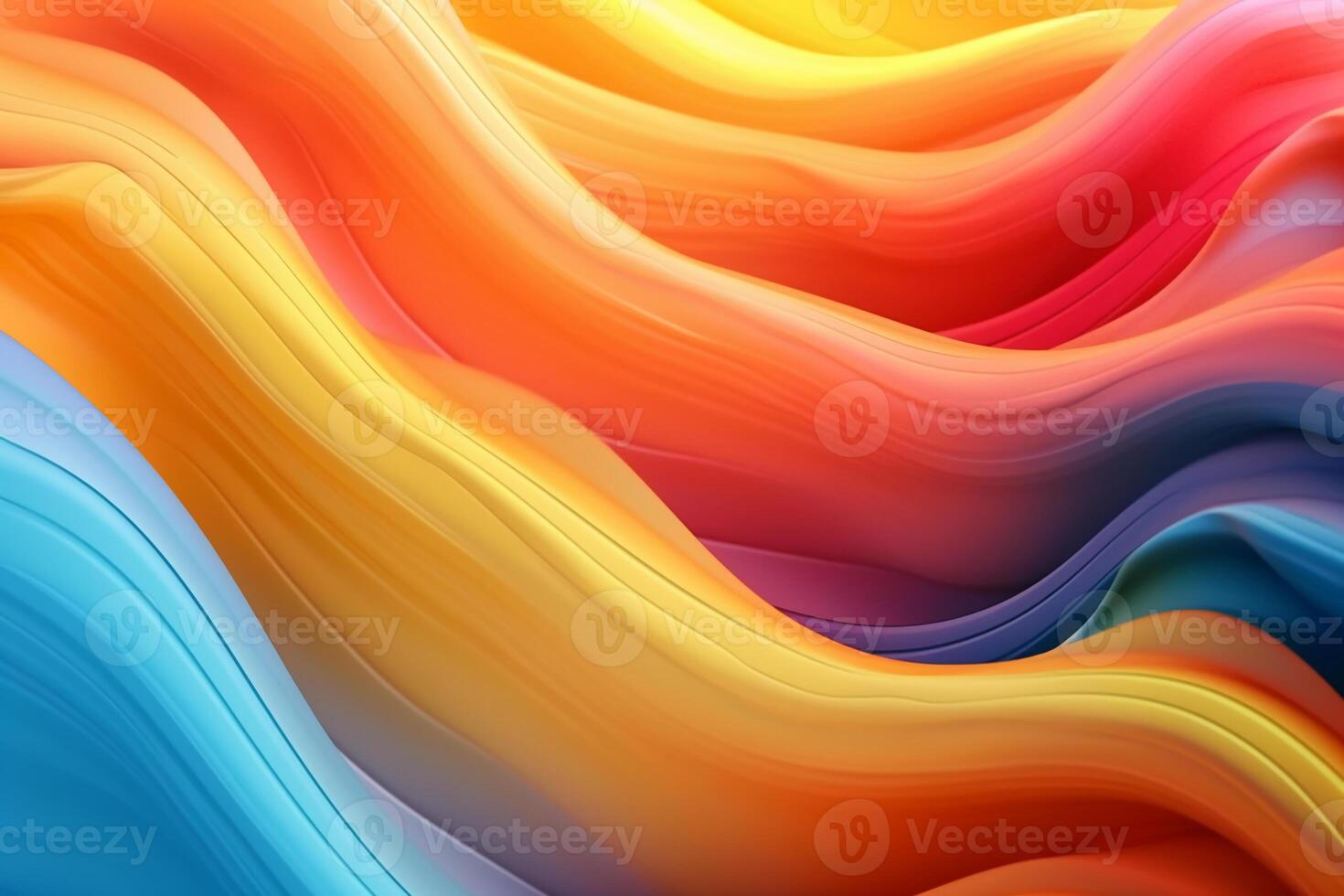 Colorful abstract wavy style background wallpaper. 24162680 Stock Photo ...