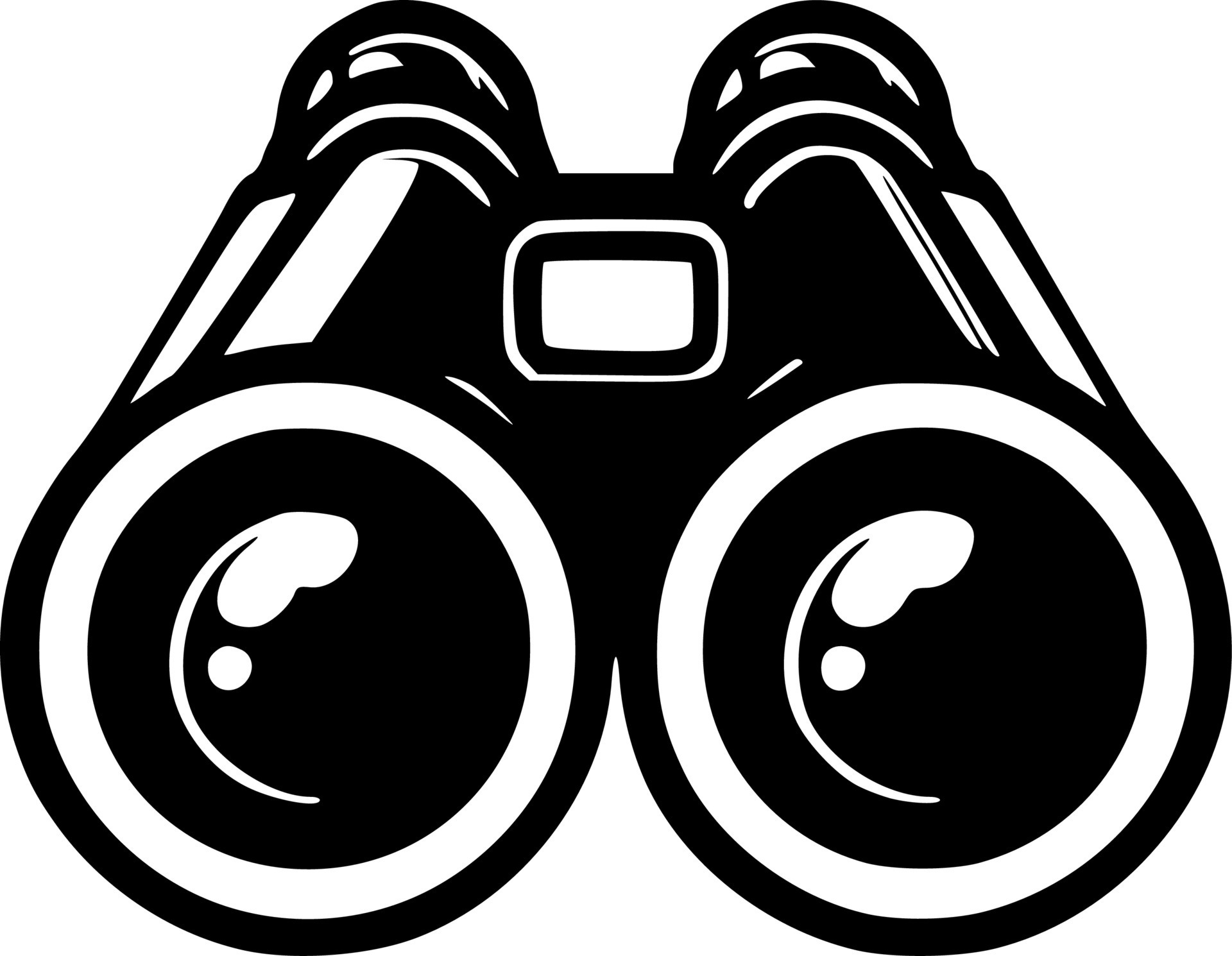 Binoculars, Minimalist and Simple Silhouette - Vector illustration ... Binoculars, Minimalist and Simple Silhouette - Vector illustration ...