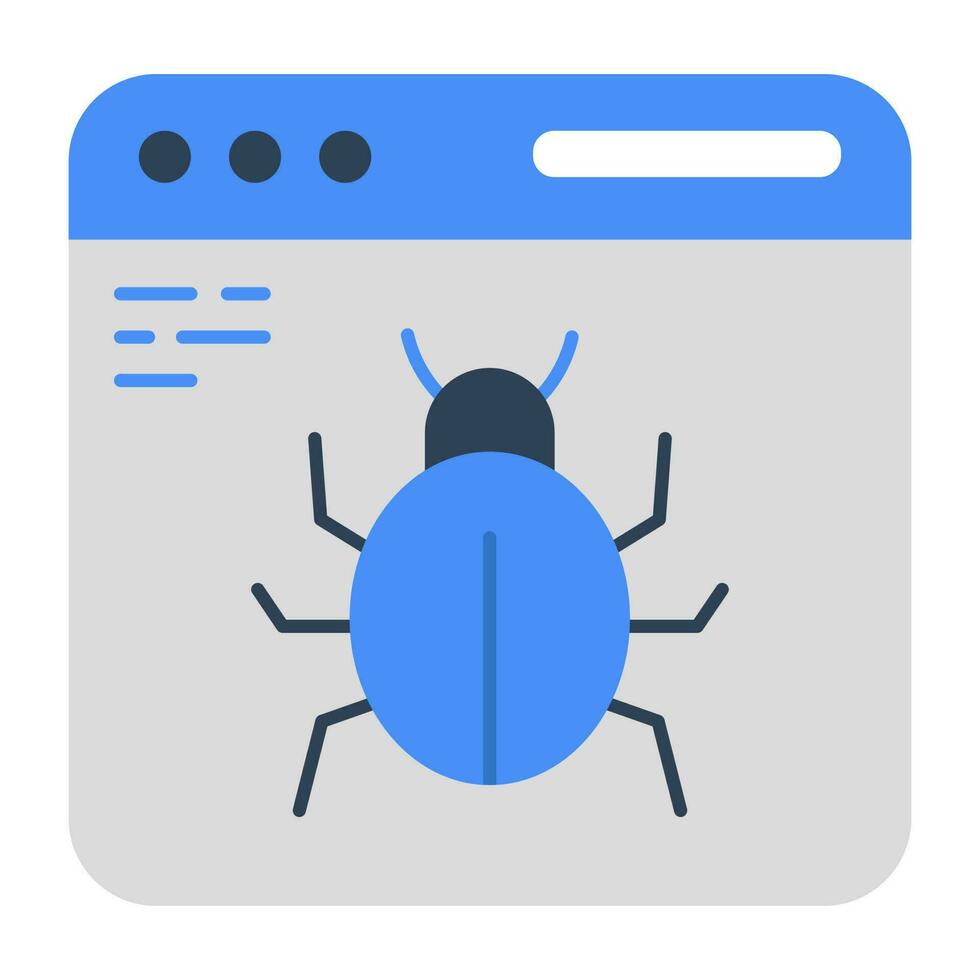 Trendy design icon of web bug 24168450 Vector Art at Vecteezy