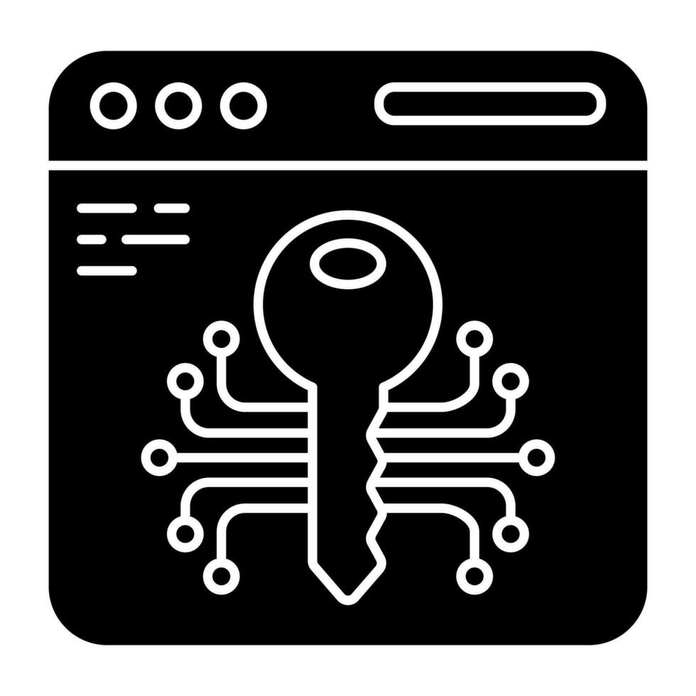 A unique design icon of web access 24168662 Vector Art at Vecteezy