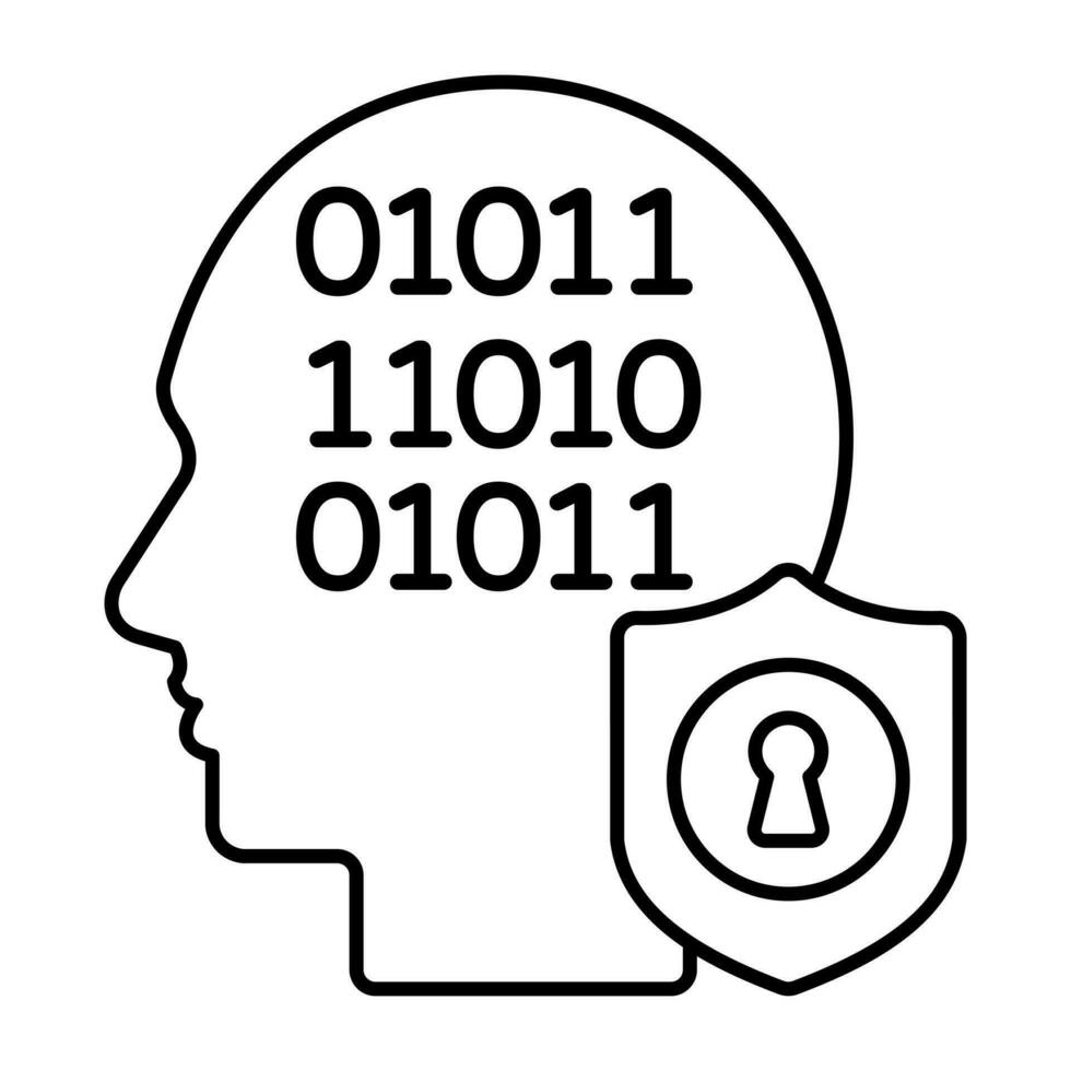 Premium download icon of secure binary data 24168726 Vector Art at Vecteezy