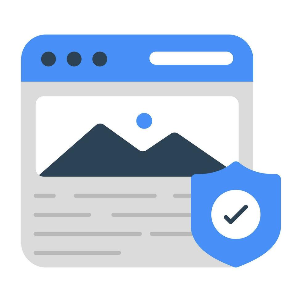 Modern design icon of secure web gallery 24168930 Vector Art at Vecteezy