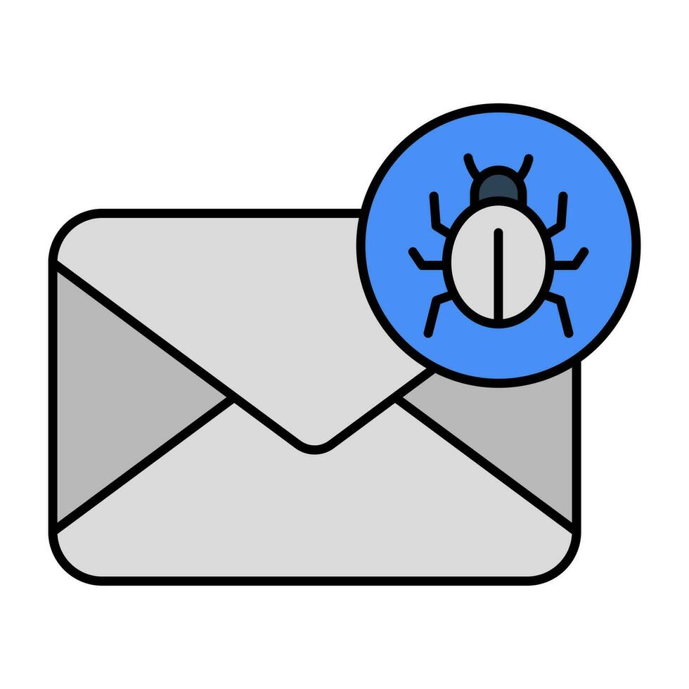 An icon design of mail bug 24169051 Vector Art at Vecteezy