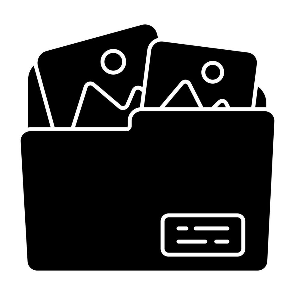 A unique design icon of gallery folder 24169984 Vector Art at Vecteezy
