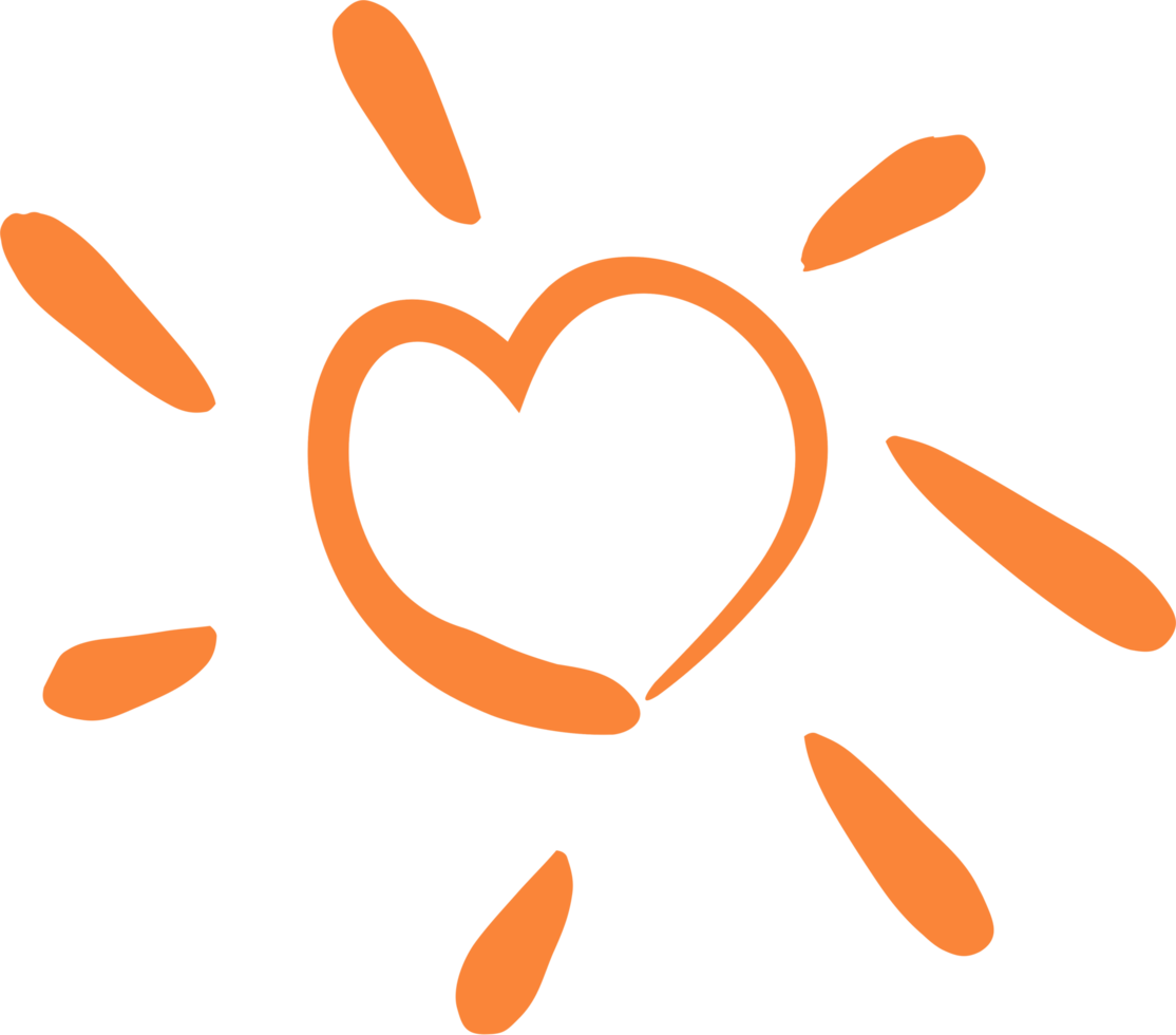 Heart orange PNG 24170467 PNG Heart orange PNG 24170467 PNG