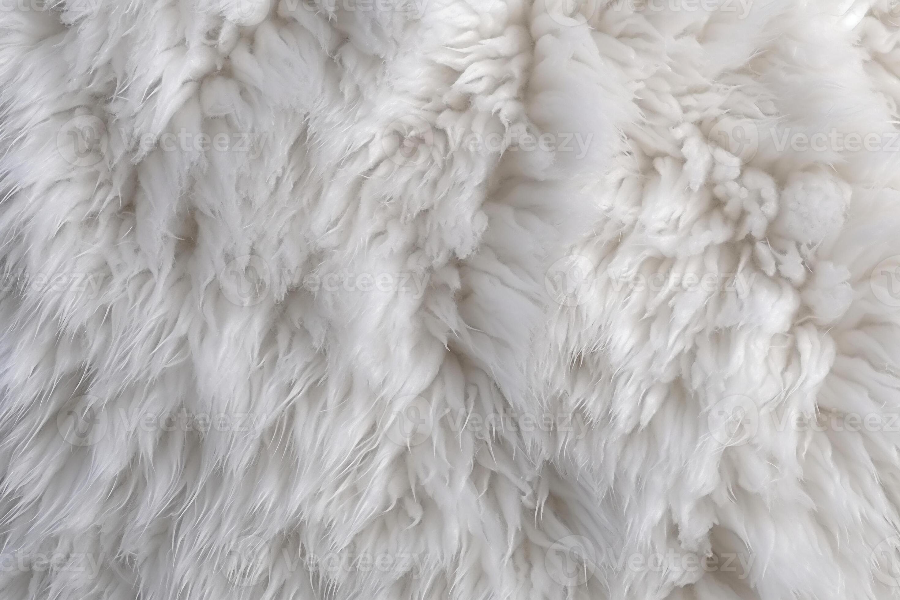 Very peri white color sheep fur sheepskin rug background Wool texture ...