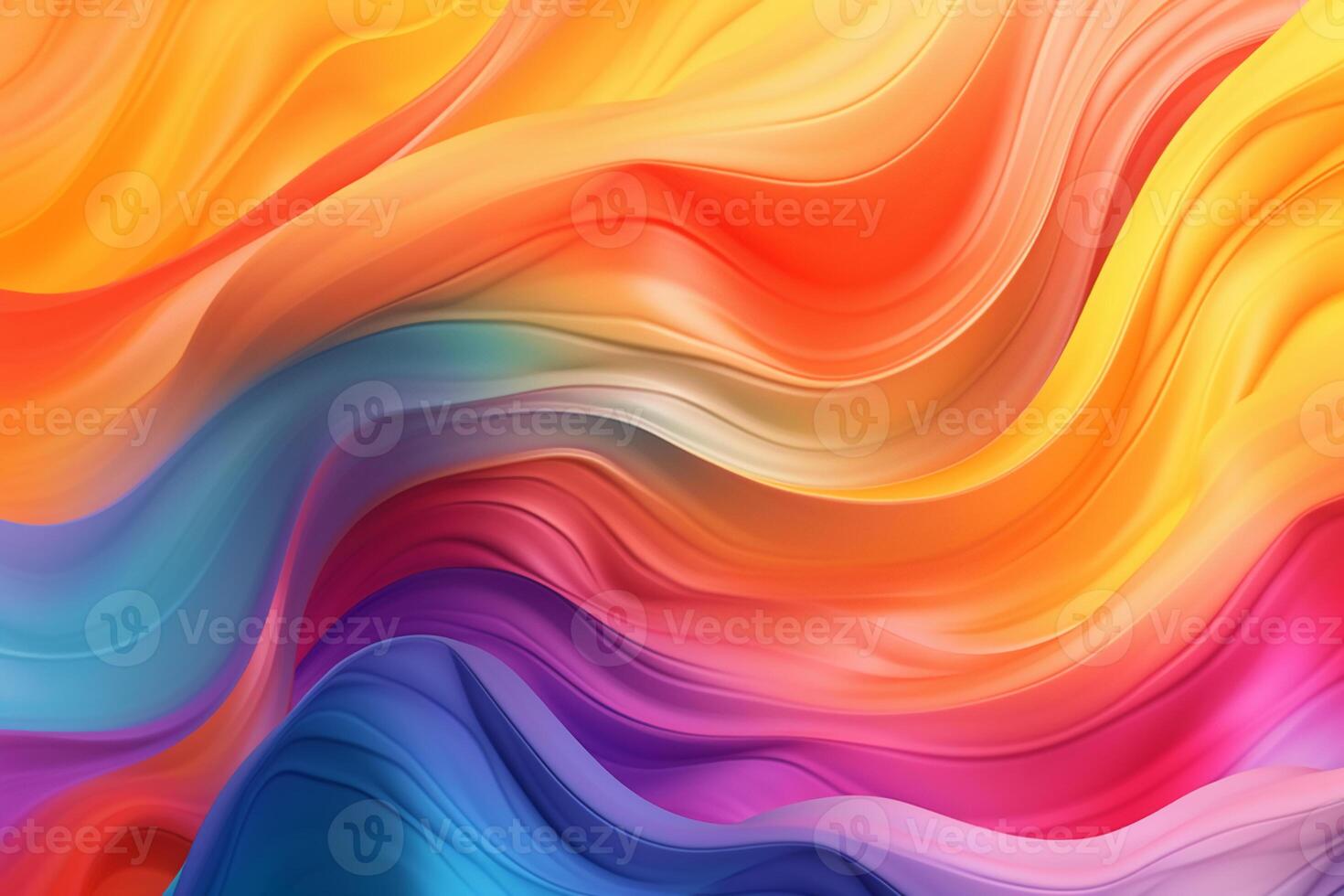 Colorful abstract wavy style background wallpaper. 24176695 Stock Photo ...
