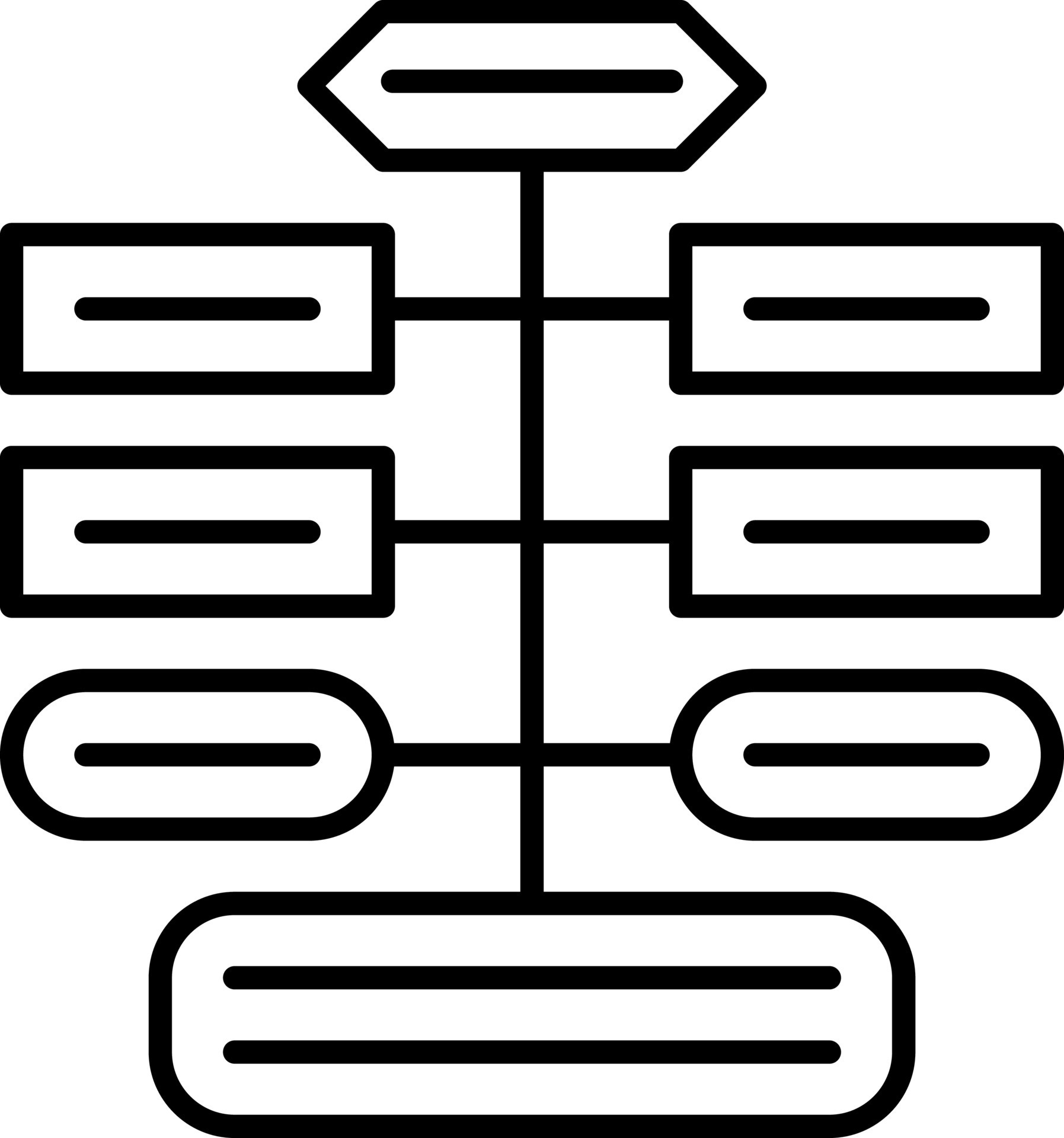 Algorithm Chart Icon Or Symbol In Line Art. 24181447 Vector Art At Vecteezy