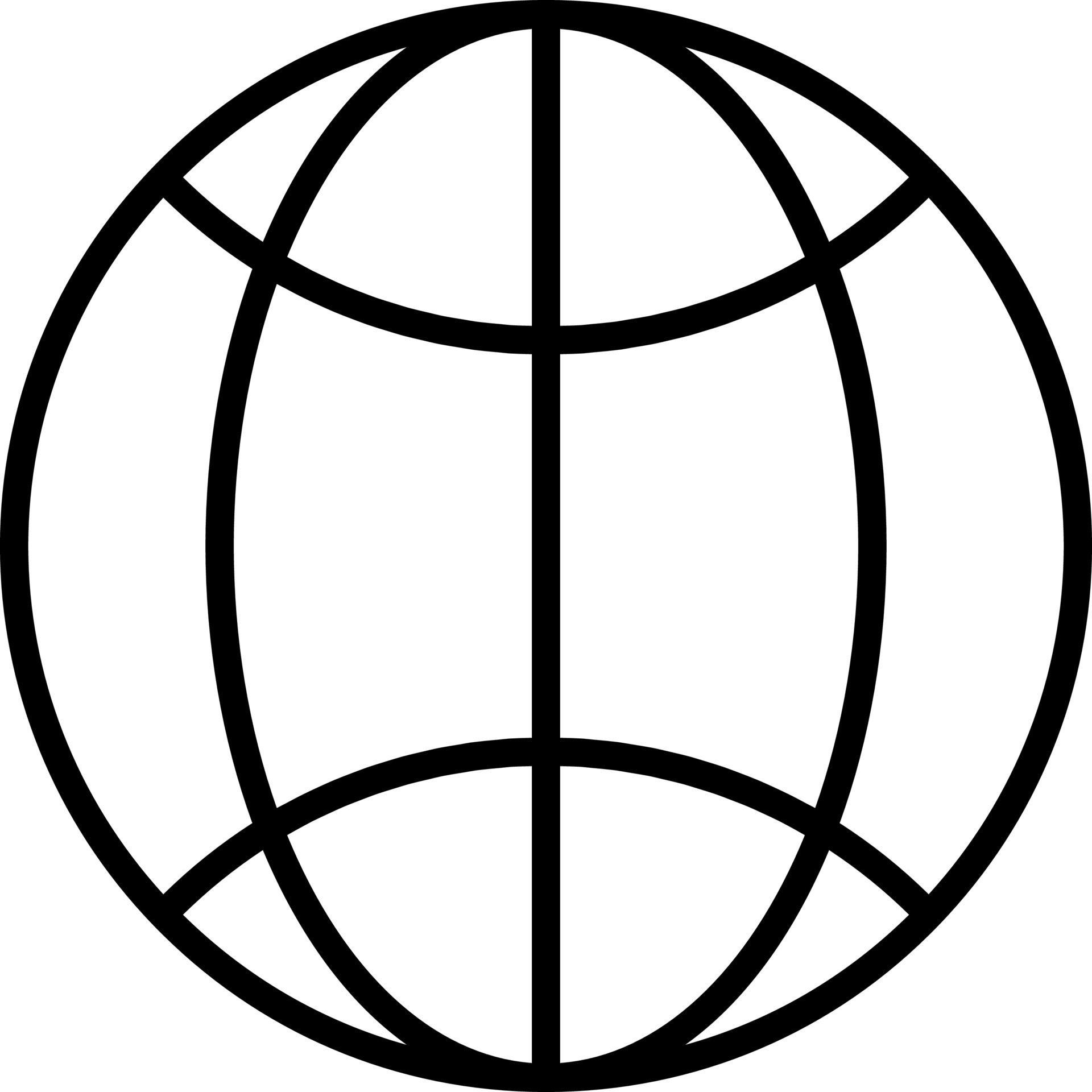 Black Linear Wireframe Globe Icon Or Symbol. 24182162 Vector Art at ...