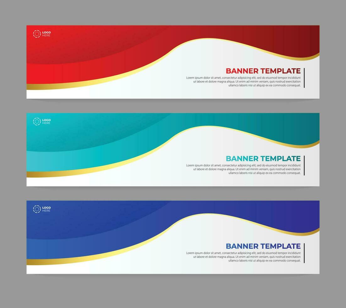 Collection of gradient colored banners 24183648 Vector Art at Vecteezy