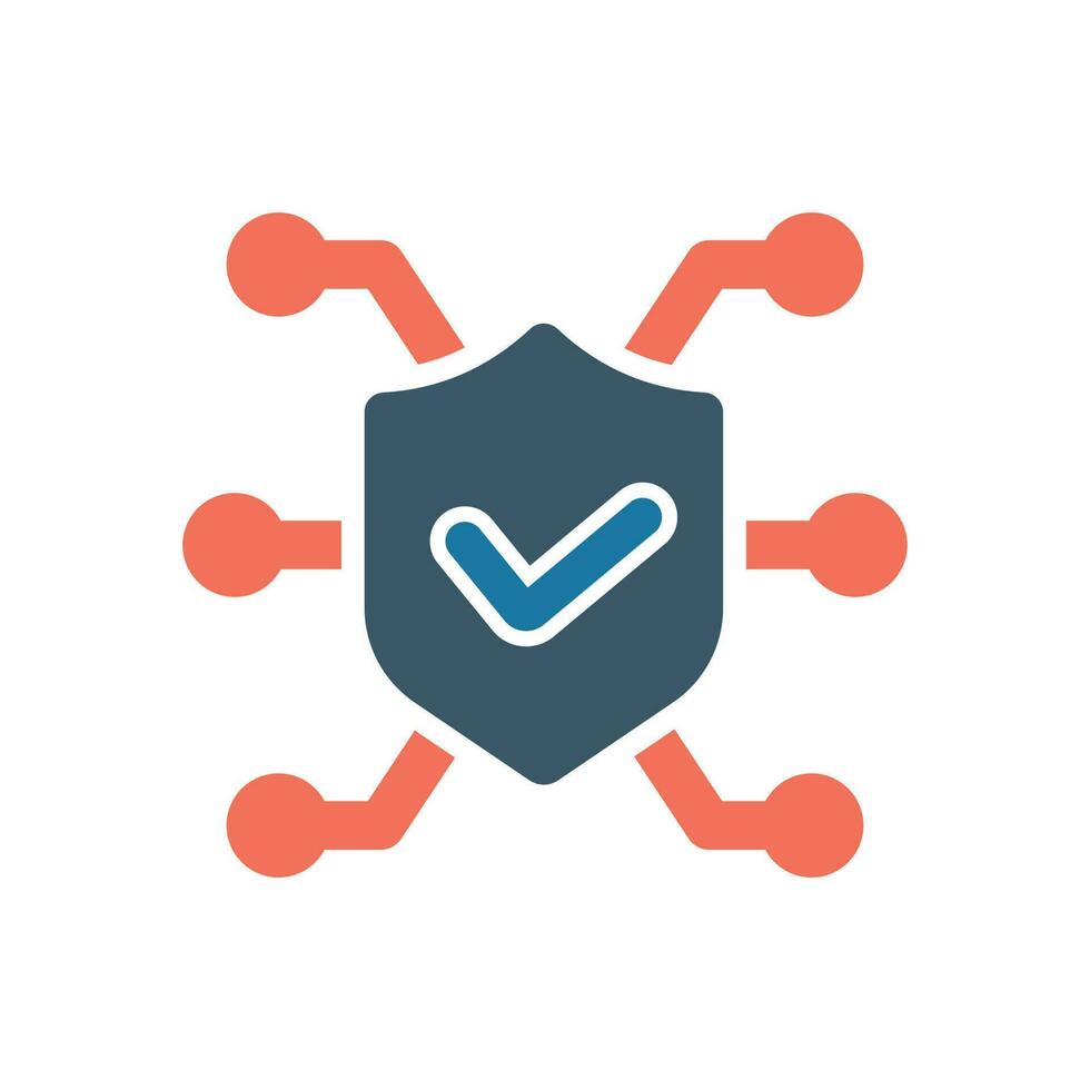 Cyber Security Data Analytics Icon Monitoring Big Data Analysis Containing Database 24183677