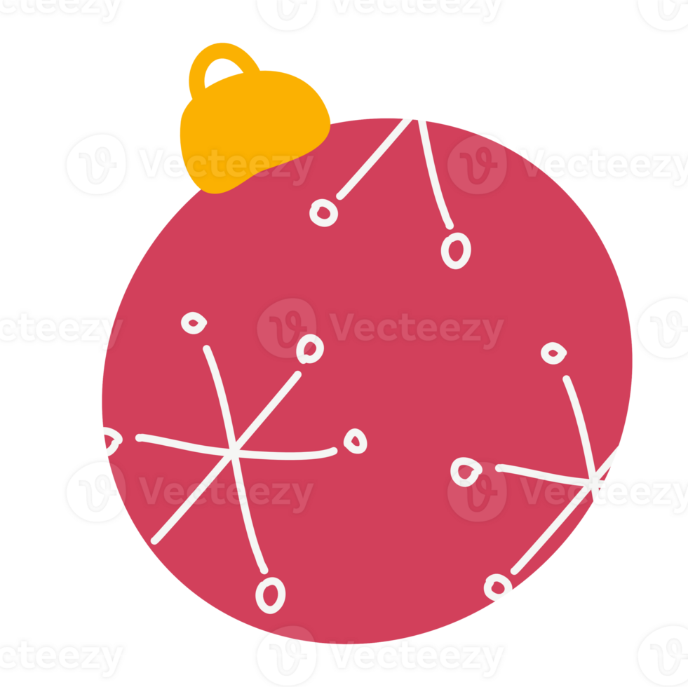 Christmas decoration elements set PNG no background 24189140 PNG