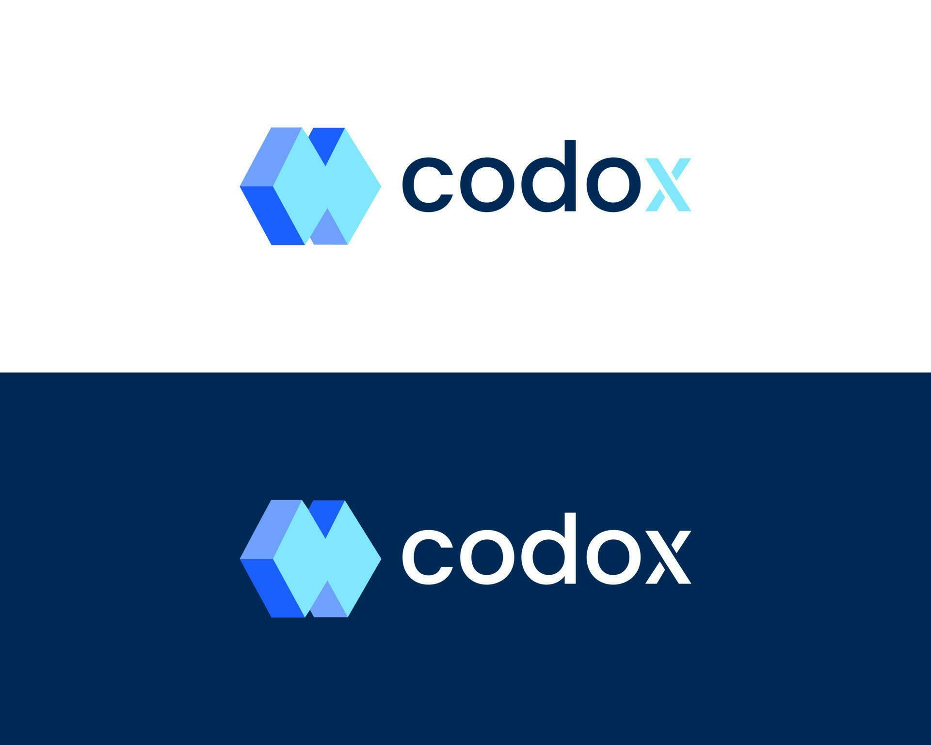 Modern coder logo design template 24200802 Vector Art at Vecteezy