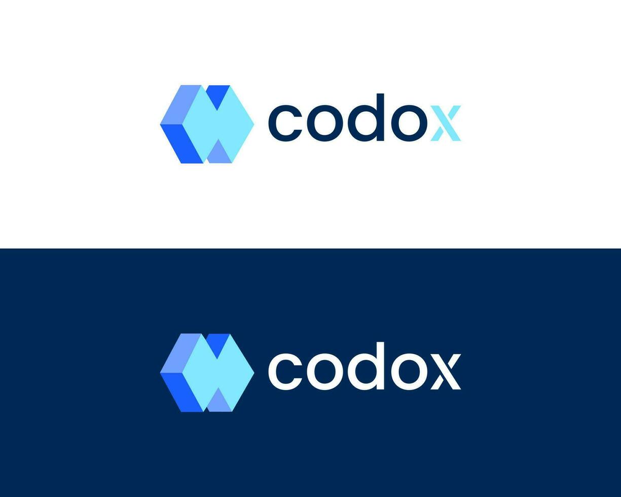 Modern coder logo design template 24200802 Vector Art at Vecteezy