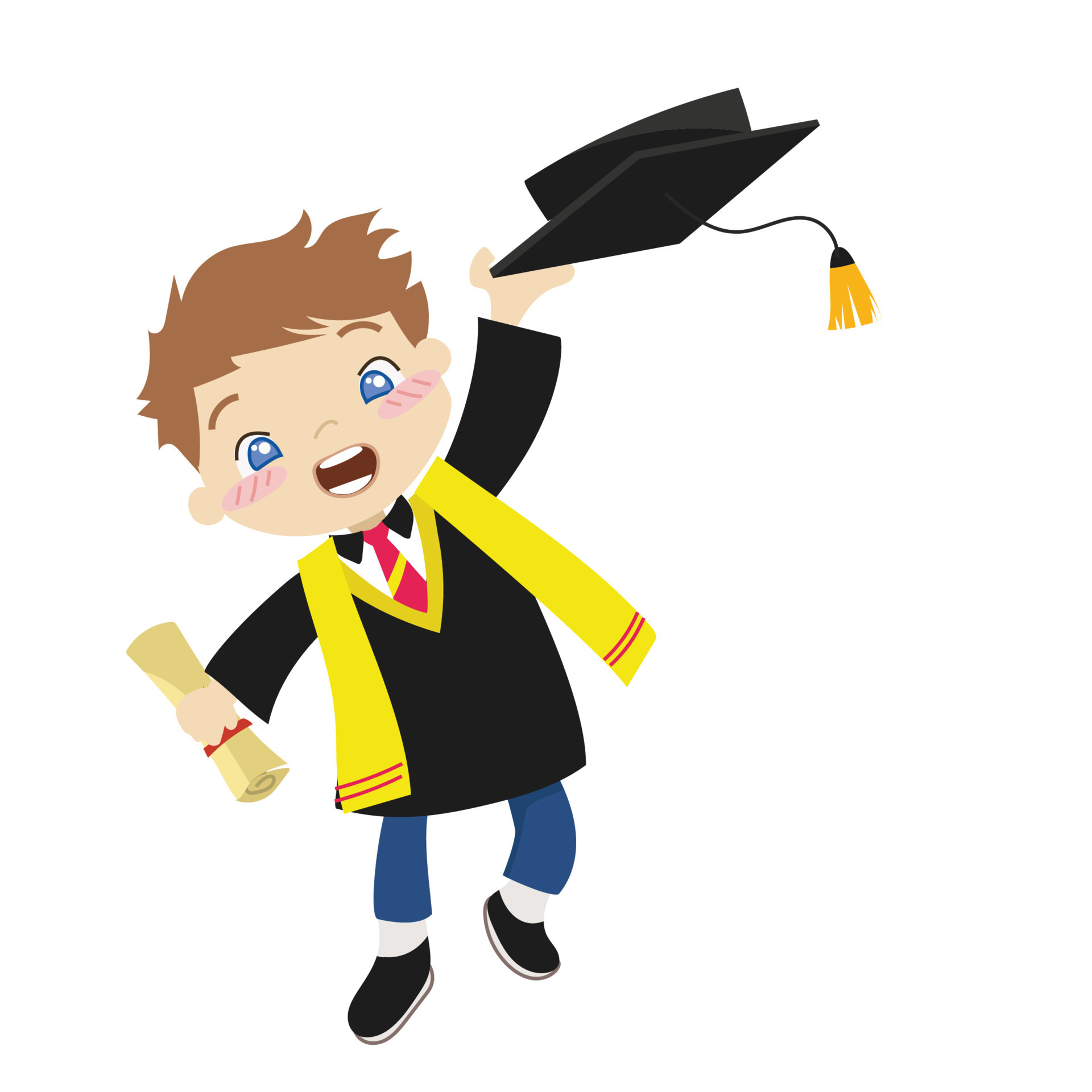 Boy Graduate Clipart