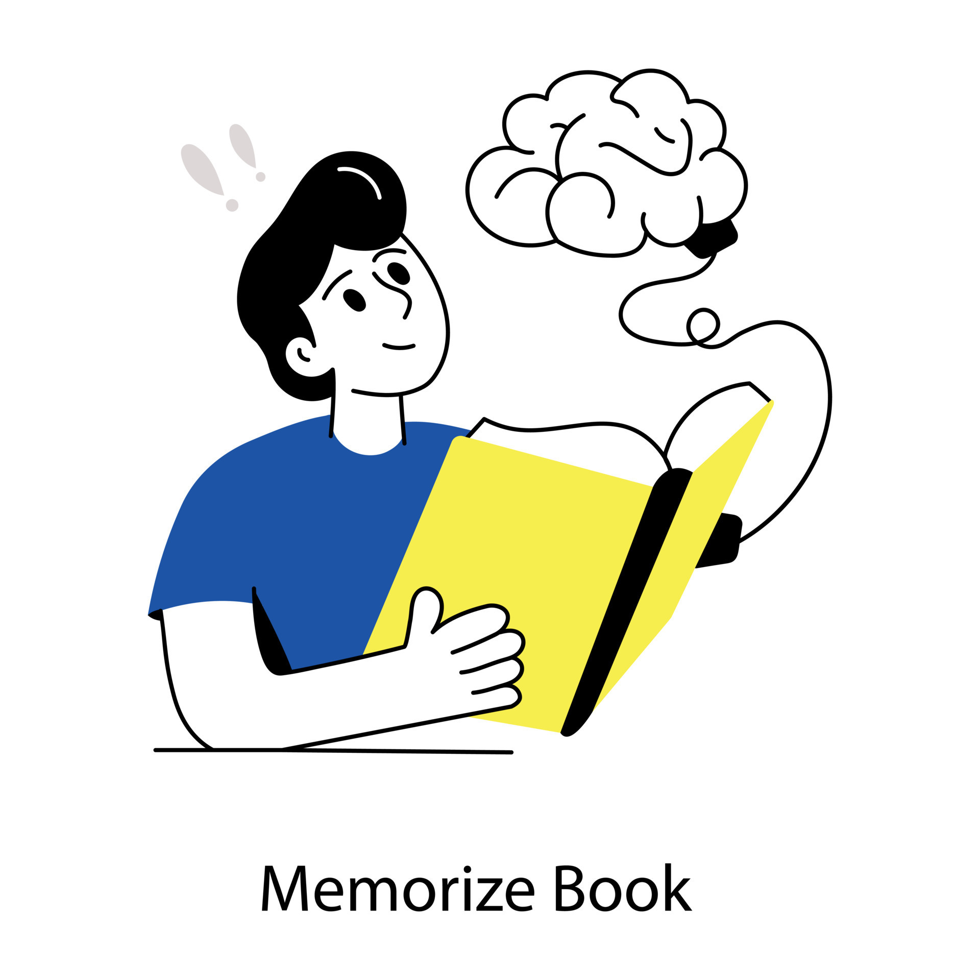 Trendy Memorize Book 24203359 Vector Art at Vecteezy