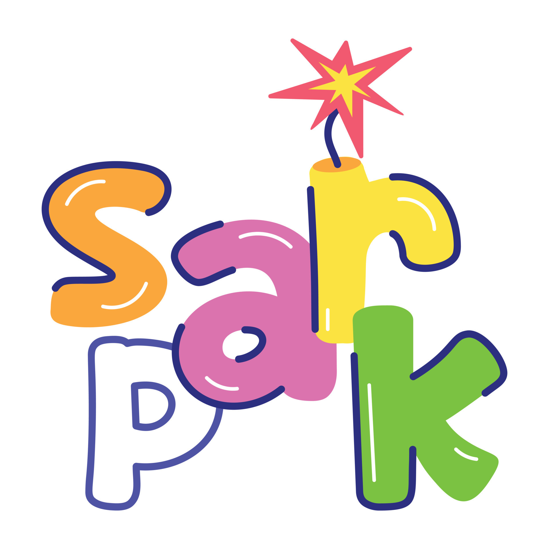 Trendy Spark Word 24204366 Vector Art at Vecteezy