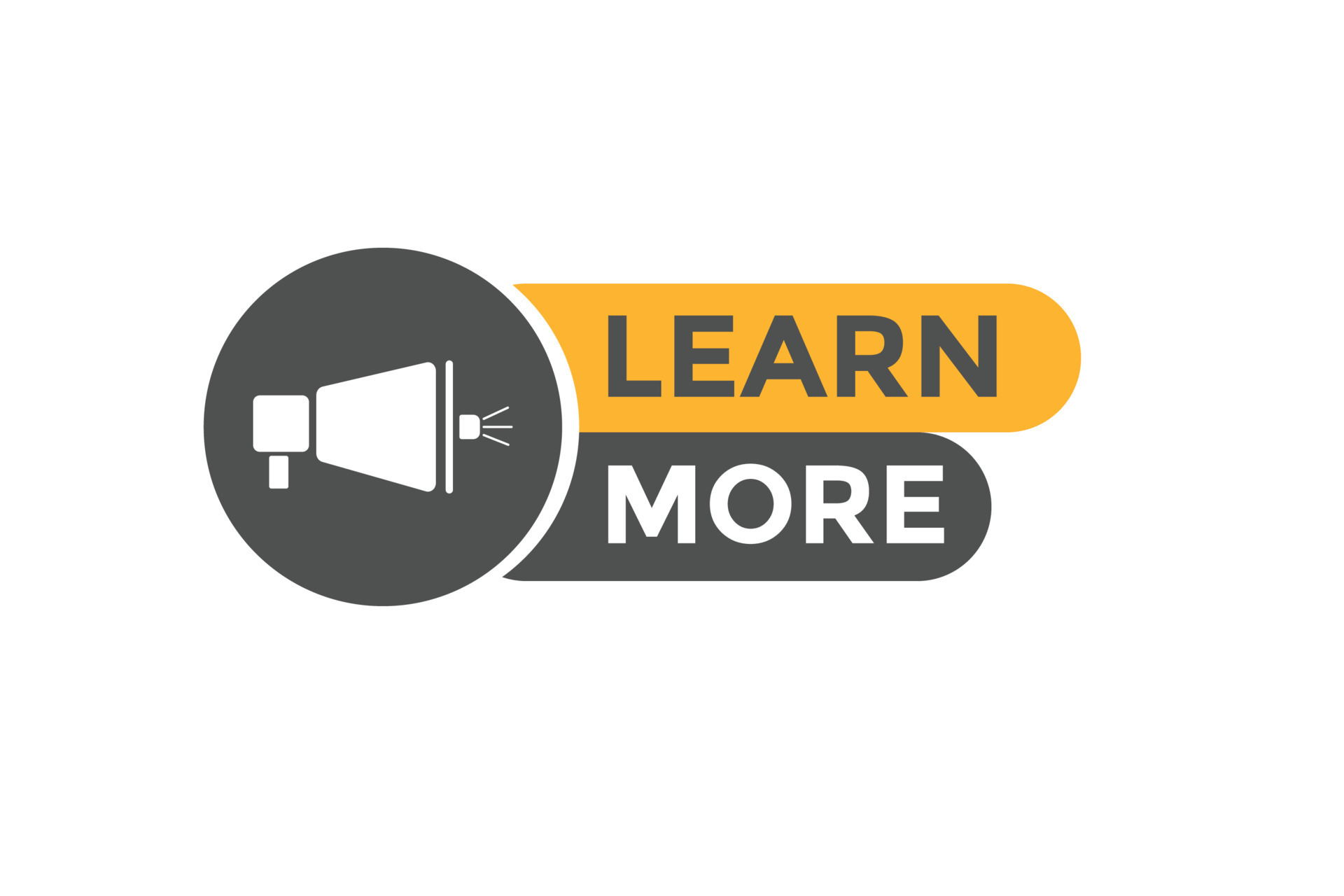 Learn More Button. Speech Bubble, Banner Label Learn More 24204435 ...