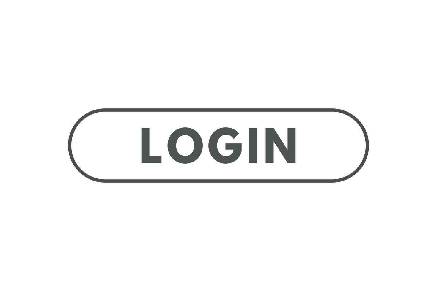 Log In Button. Speech Bubble, Banner Label Login 24204724 Vector Art at ...