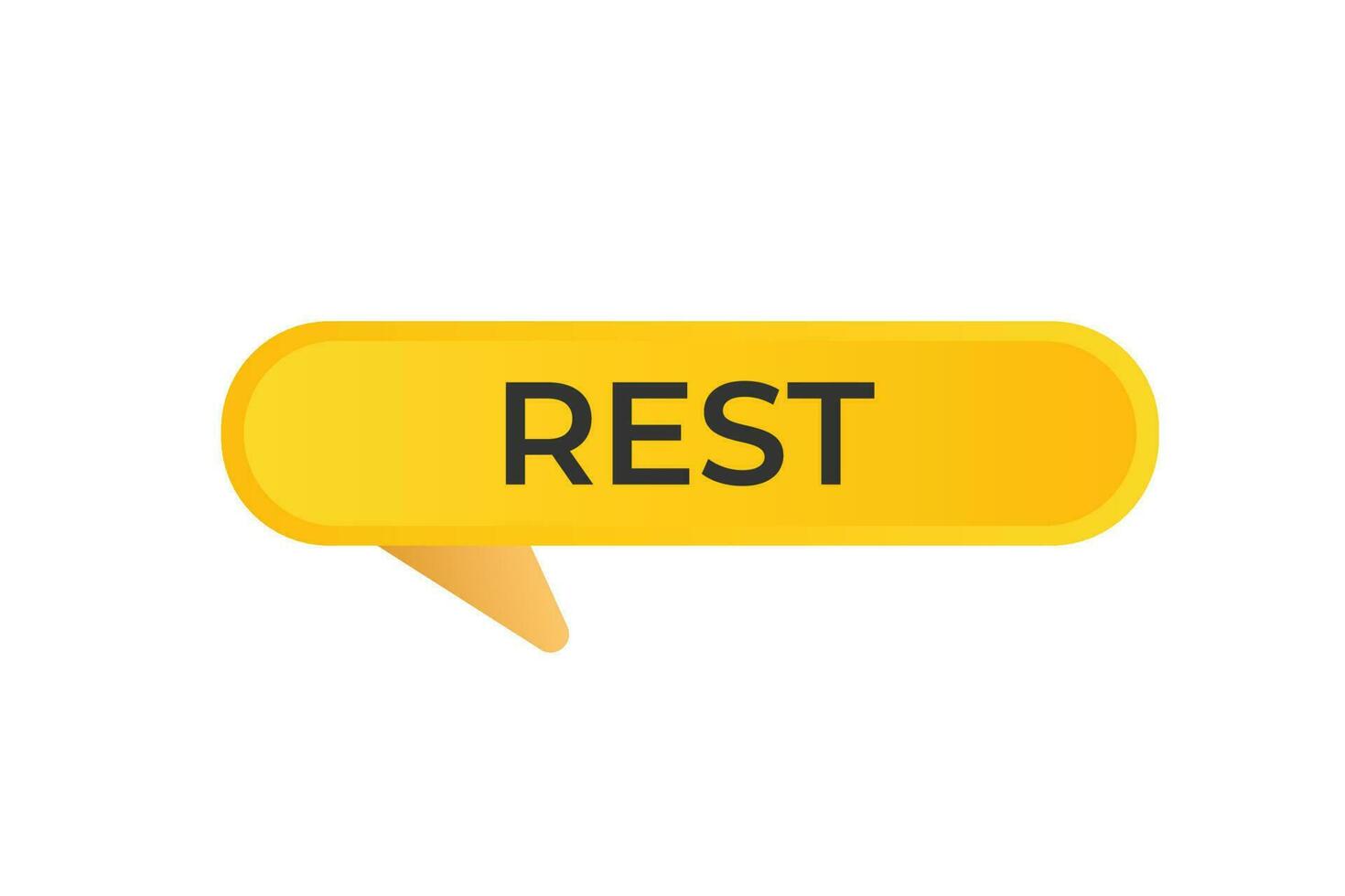 Rest Button. Speech Bubble, Banner Label Rest 24204792 Vector Art at ... Rest Button. Speech Bubble, Banner Label Rest 24204792 Vector Art at ...