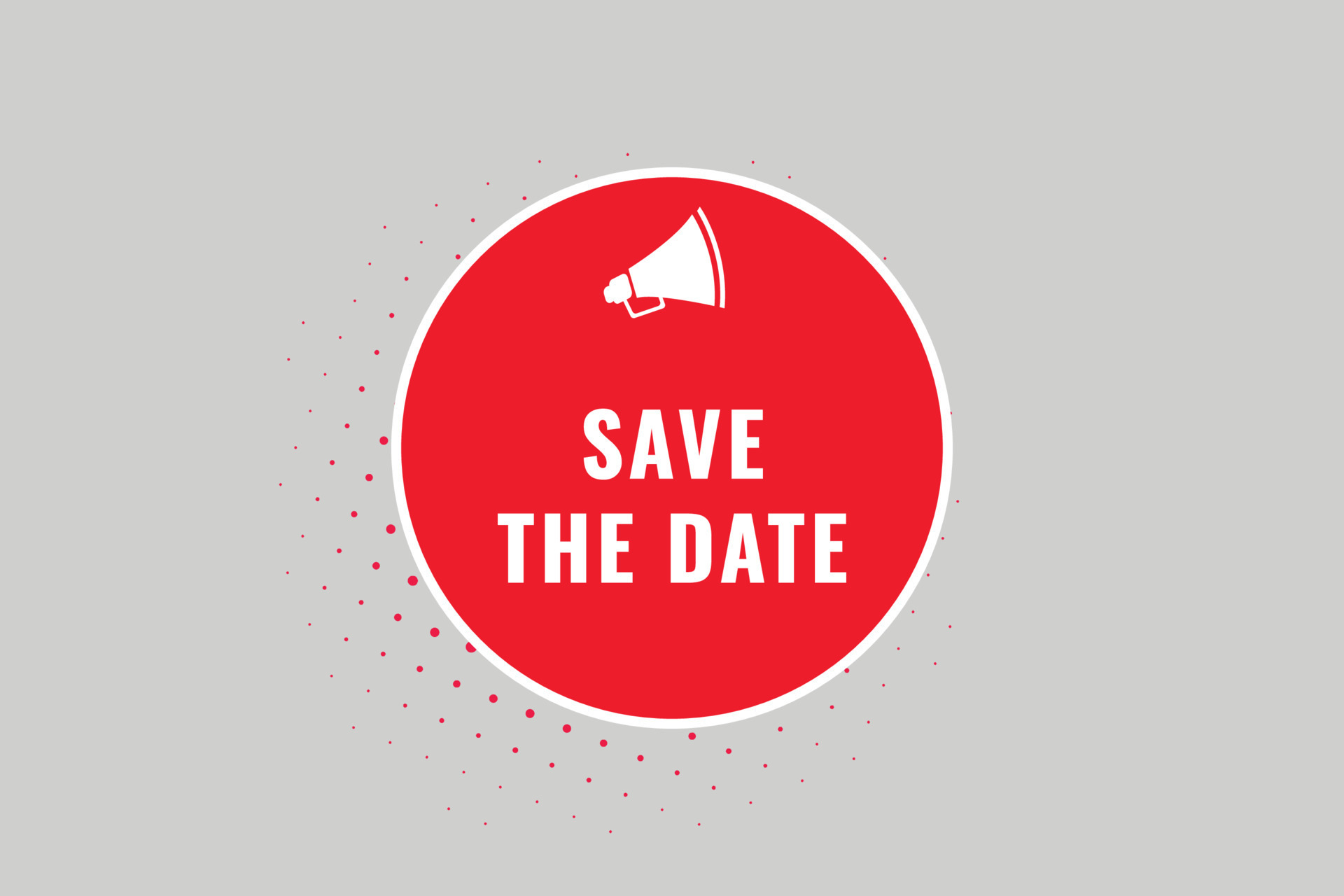Save The Date Button Speech Bubble Banner Label Save The Date 4560